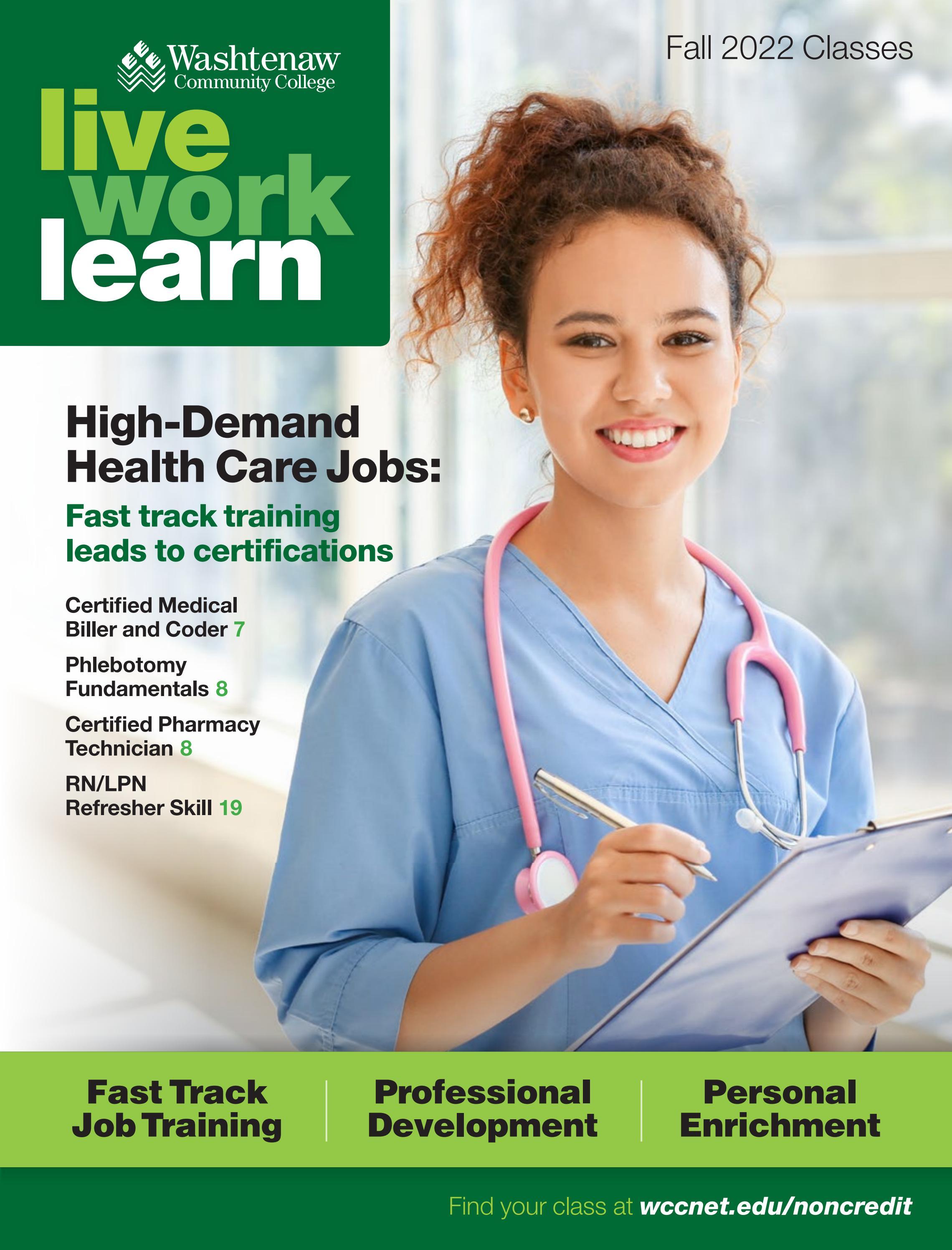 Live Work Learn: Fall 2022 by Washtenaw Community College - Issuu