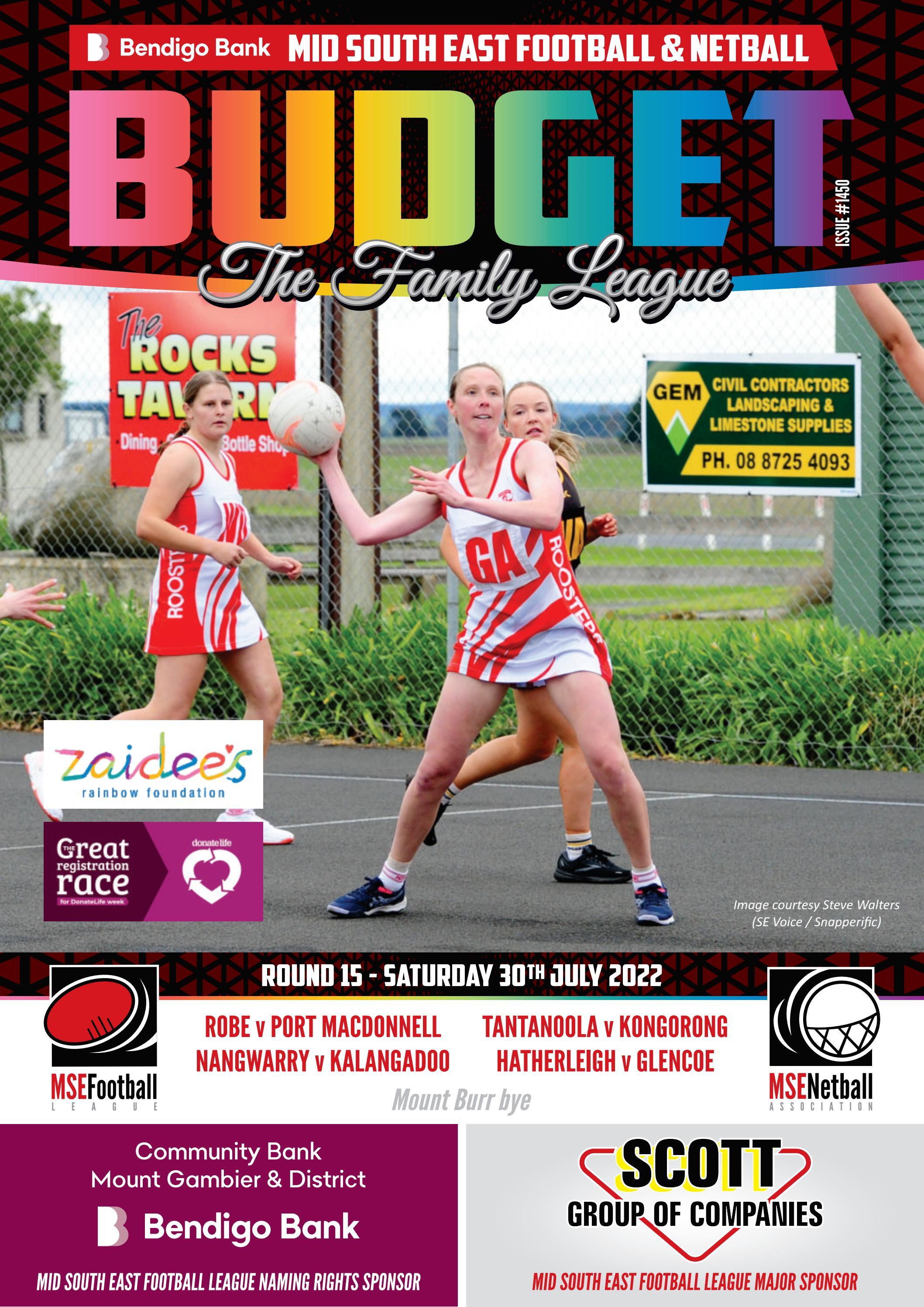 Mid South East Football & Netball Budget - Round 15 2022 by Xpress ...