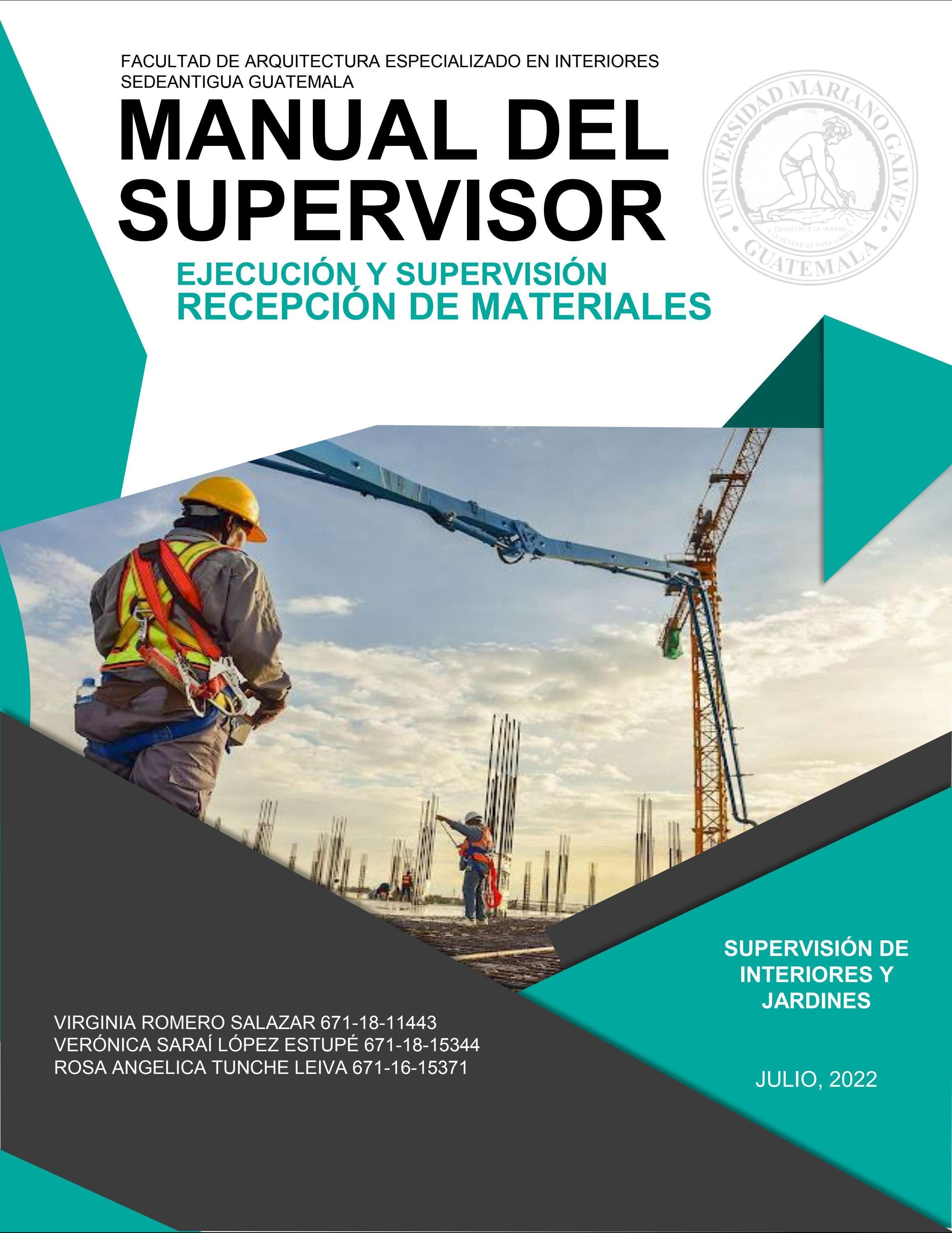 S2_MANUAL DEL SUPERVISOR by VIRGINA ROMERO SALAZAR - Issuu