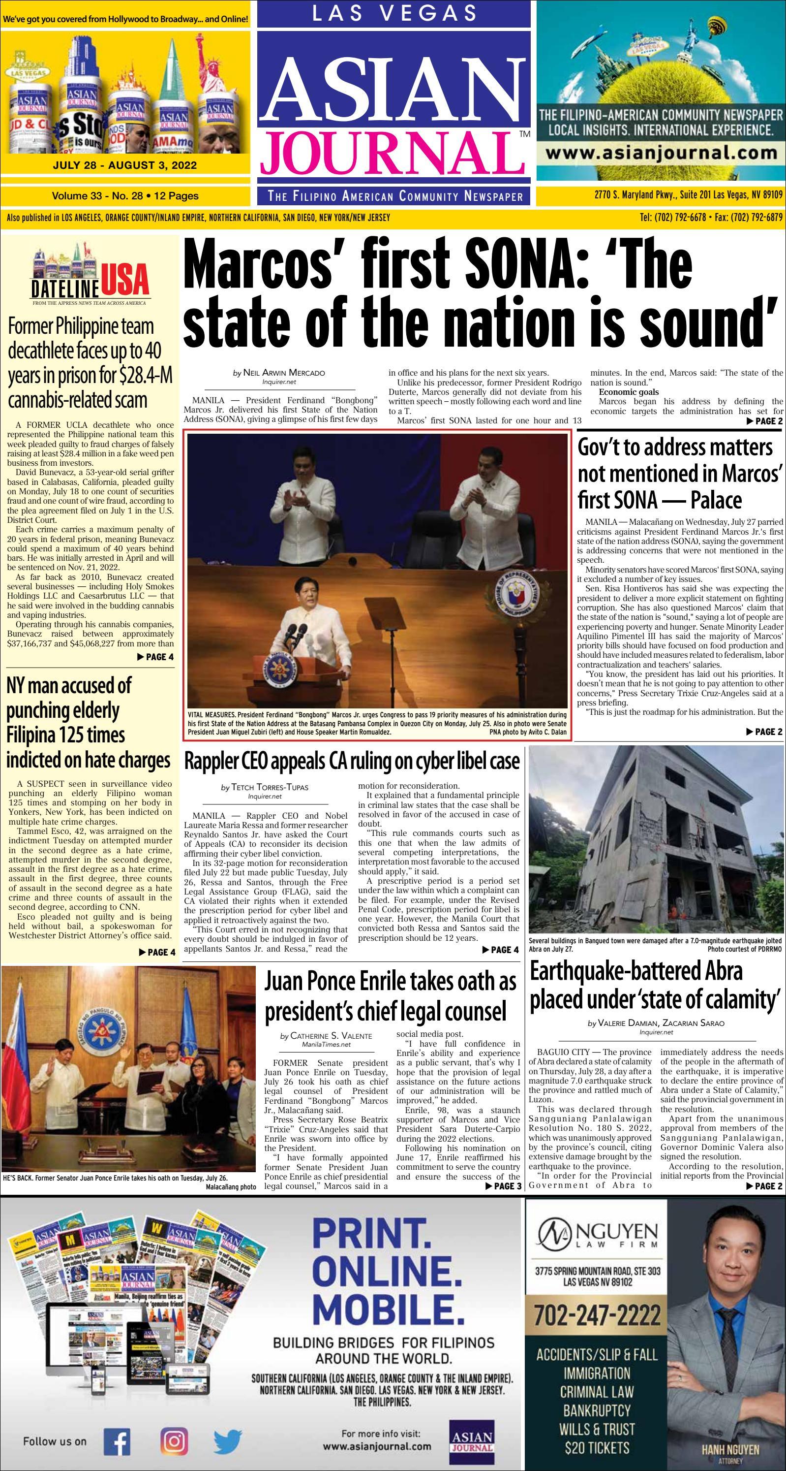 072822 - Las Vegas Edition by Asian Journal Community Newspapers - Issuu