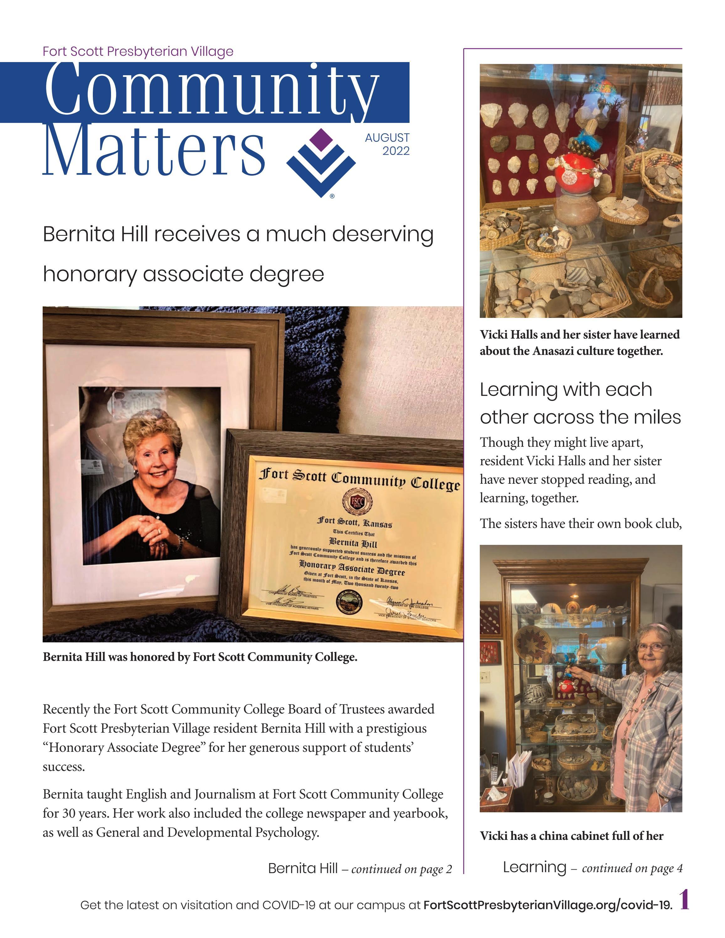 Logotipo Del Colegio Comunitario De Fort Scott