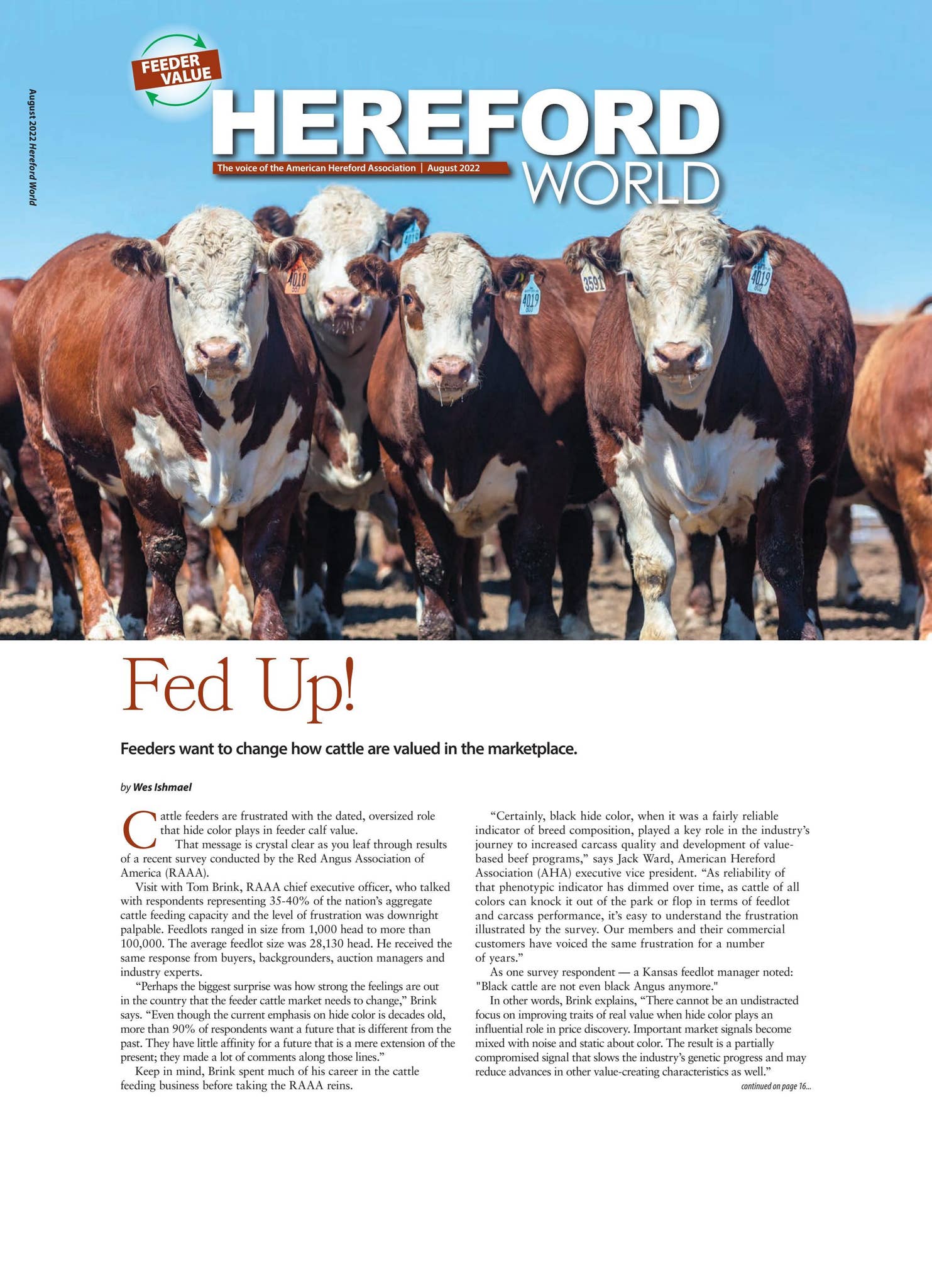 August 2022 Hereford World Magazine by American Hereford Association ...