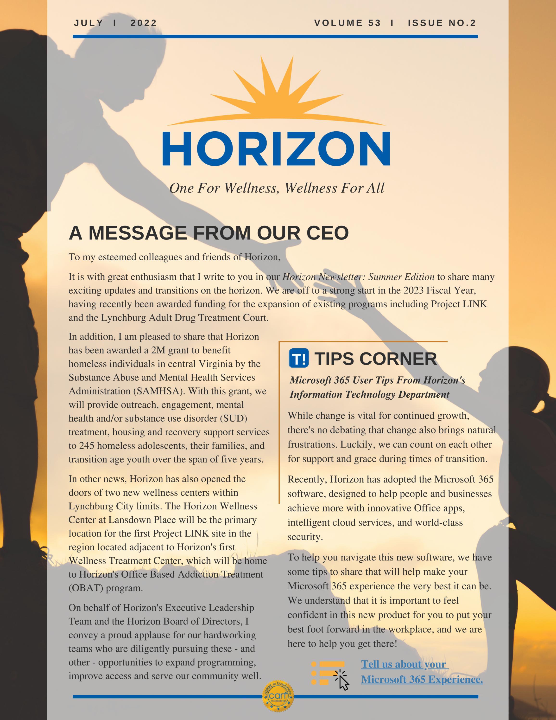Horizon Newsletter Volume 53 I Issue No. 2 by Horizonbh - Issuu