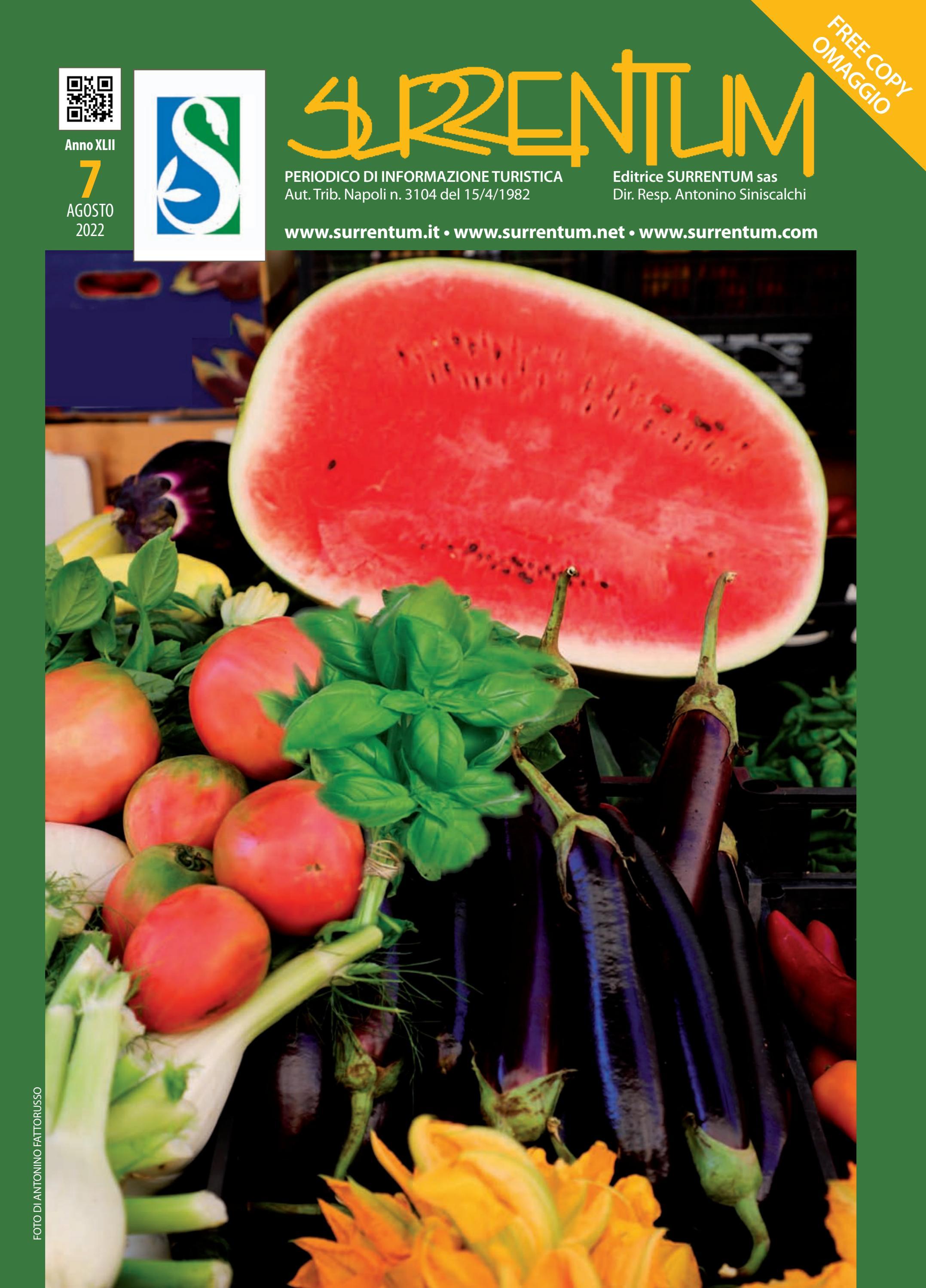 Surrentum - Agosto 2022 by Surrentum Magazine - Issuu