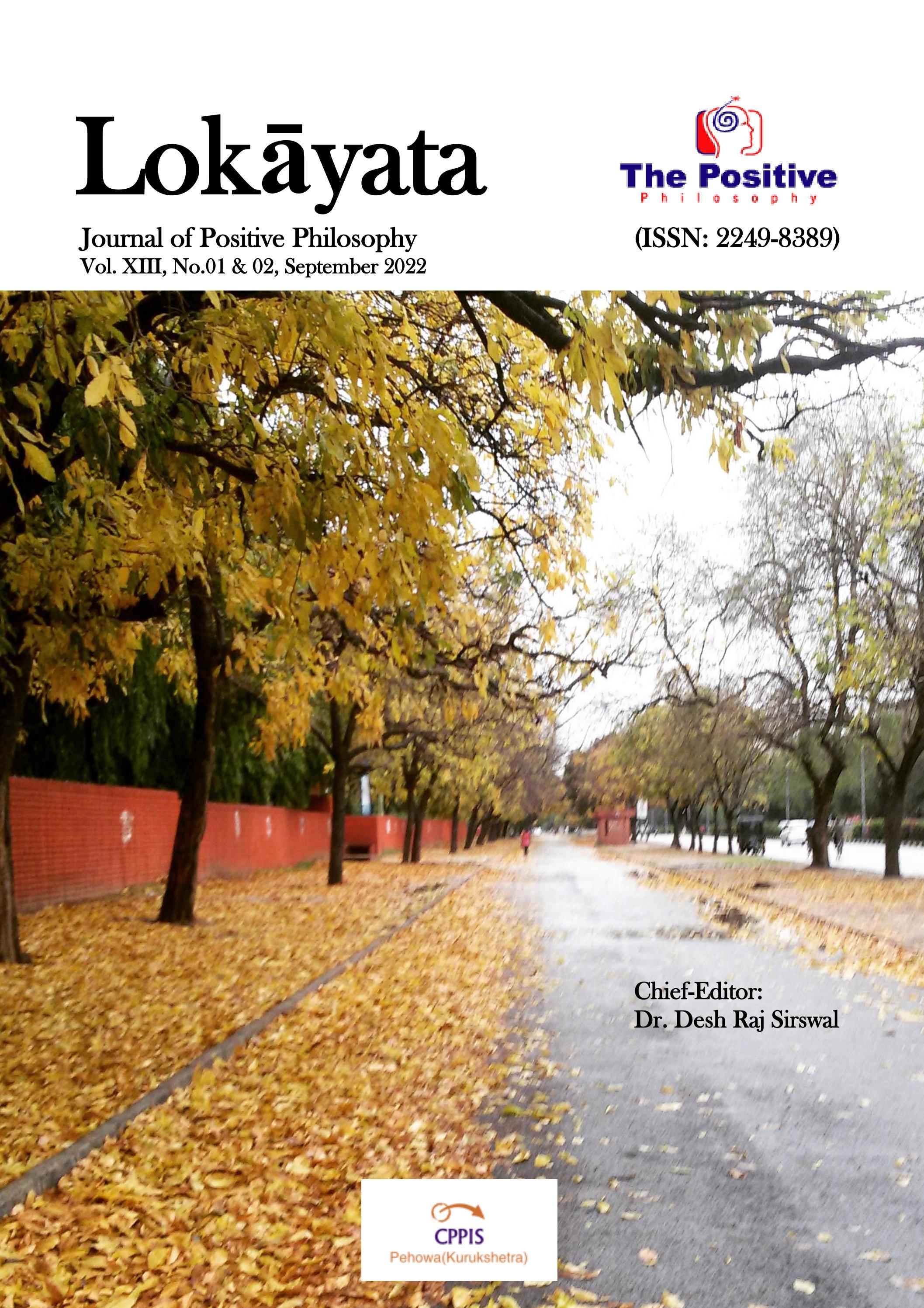 Lokayata Vol. XIII, No.01 & 02 ( September 2022) by CPPIS Pehowa - Issuu