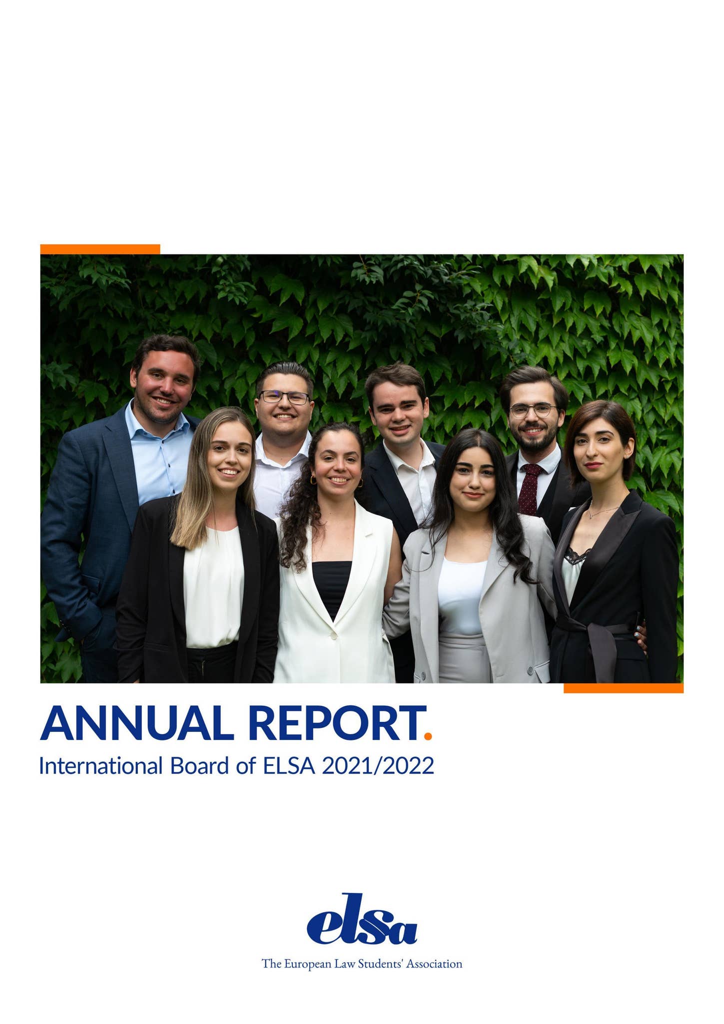 Annual Report of the International Board of ELSA 2021/2022 by ELSA ...