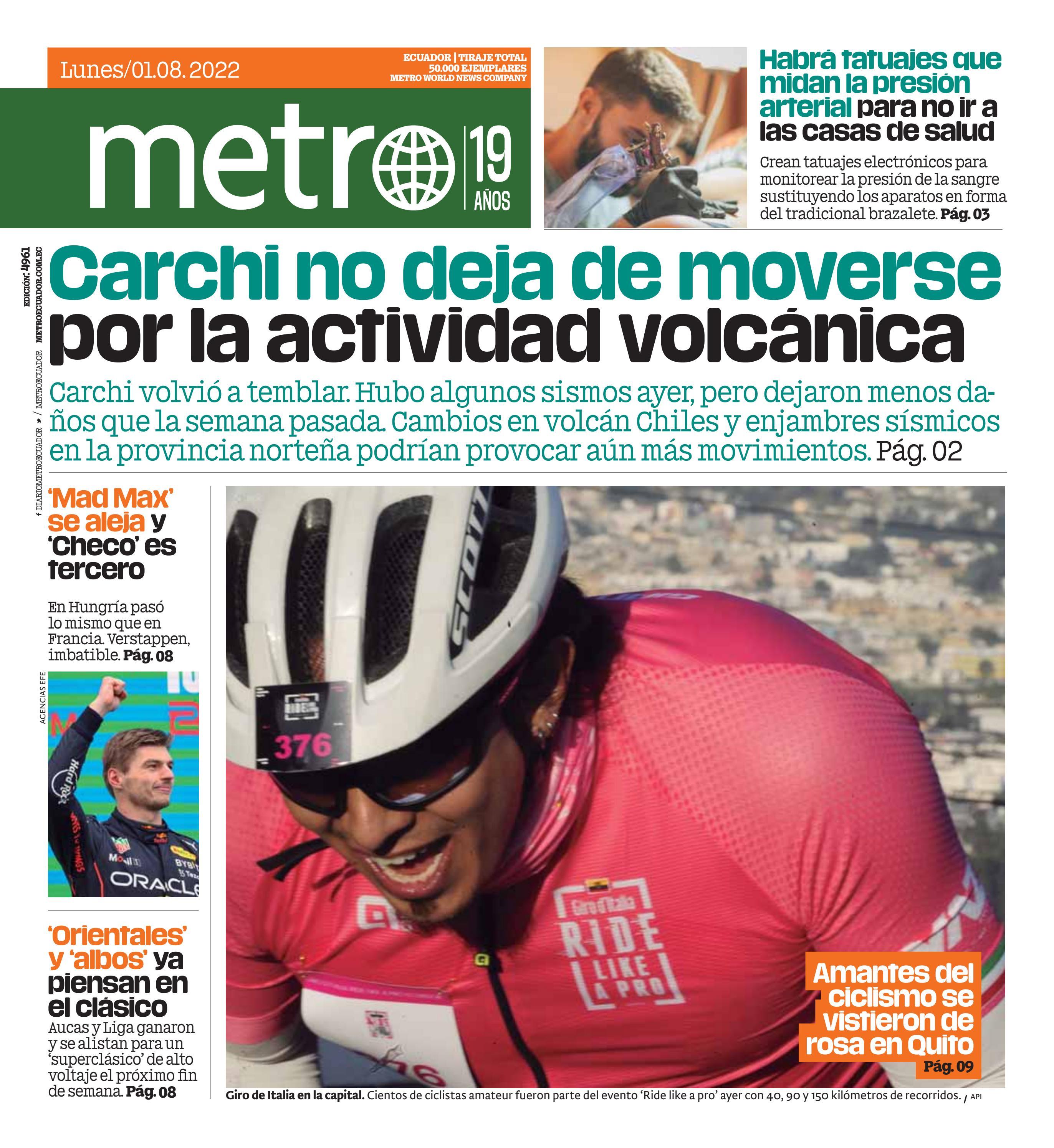 Diario Metro, edición 01 de agosto 2022 by Diario Metro - Issuu