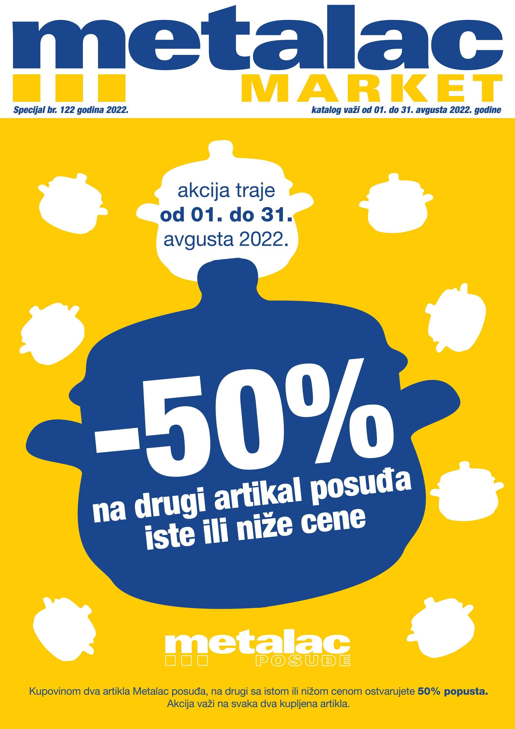 Metalac Market - Akcijski Katalog - Avgust by Metalac Digital - Issuu