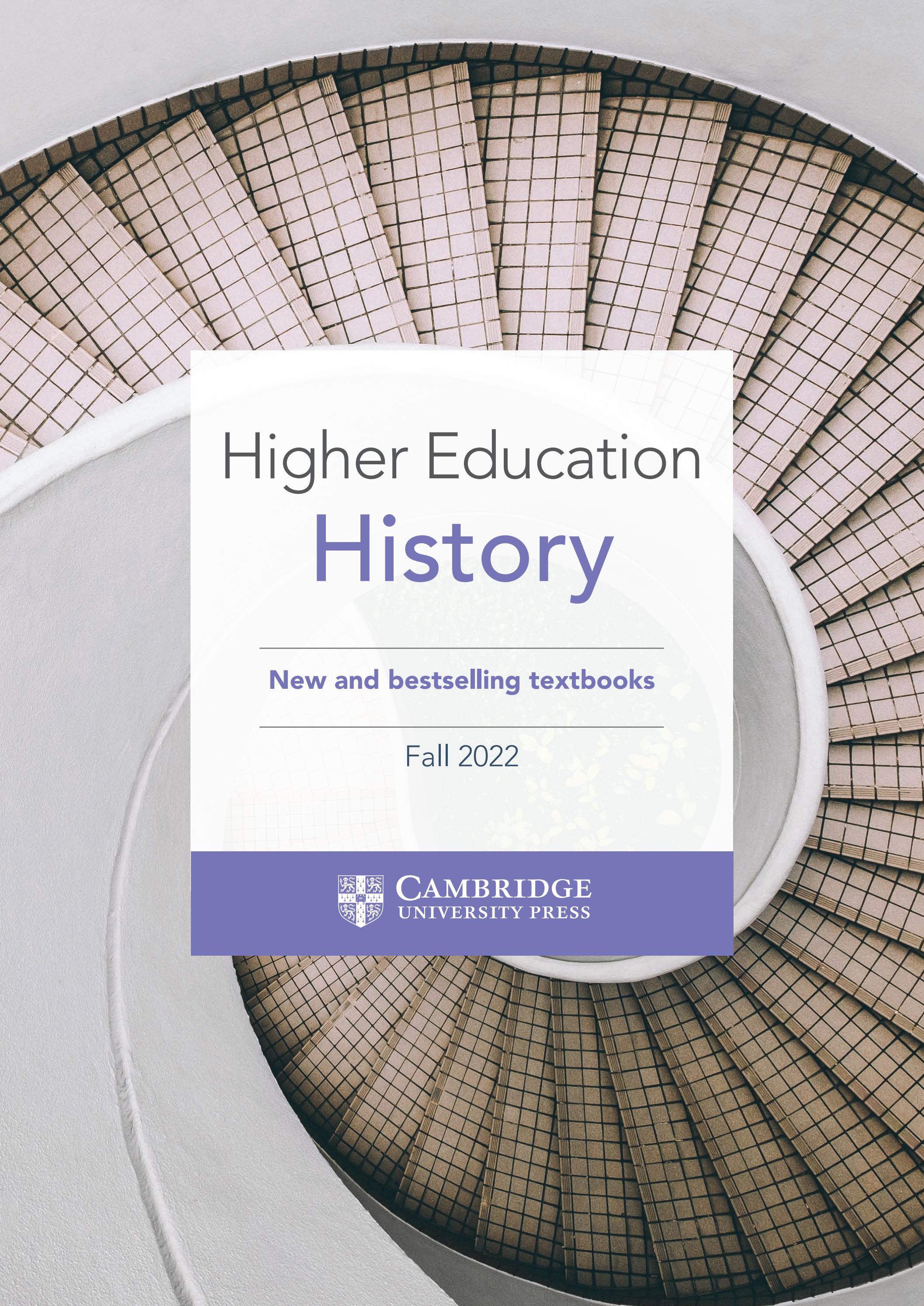 History Textbooks Fall 2022 from Cambridge University Press by ...