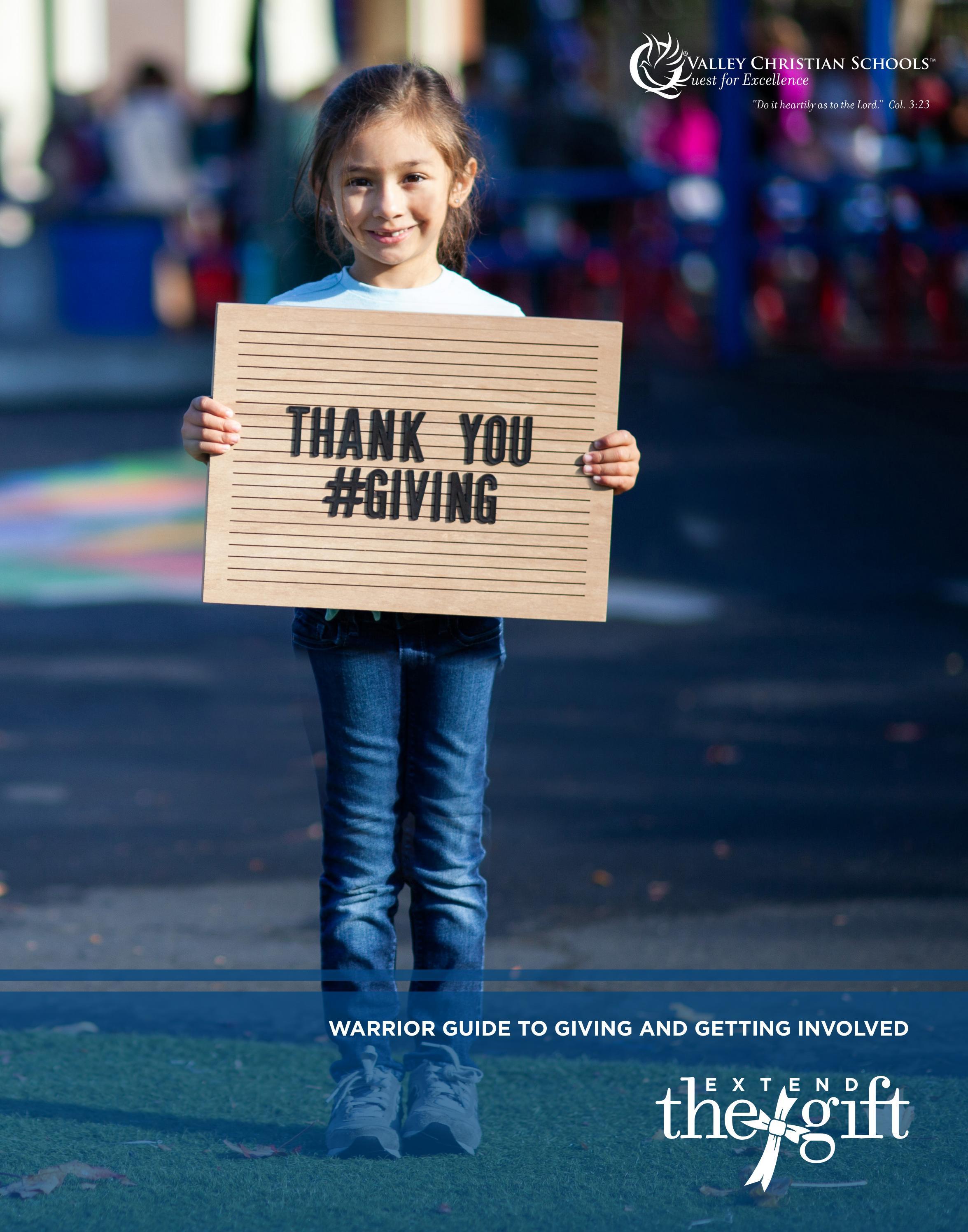 Warrior Guide to Giving and Getting Involved by Valley Christian ...