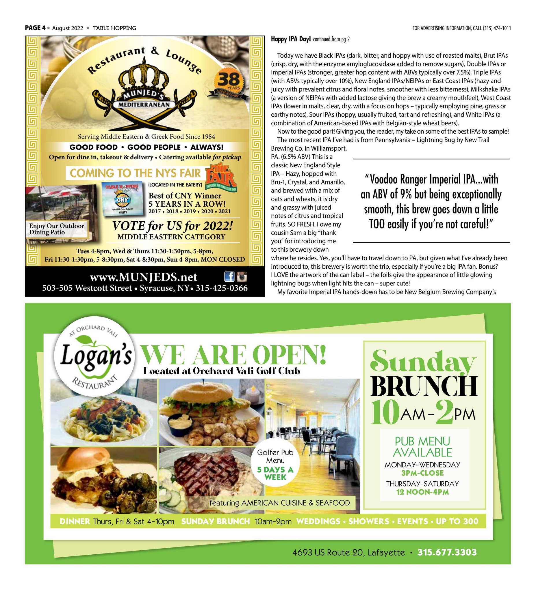 Table Hopping August 2022 by Table Hopping - Issuu