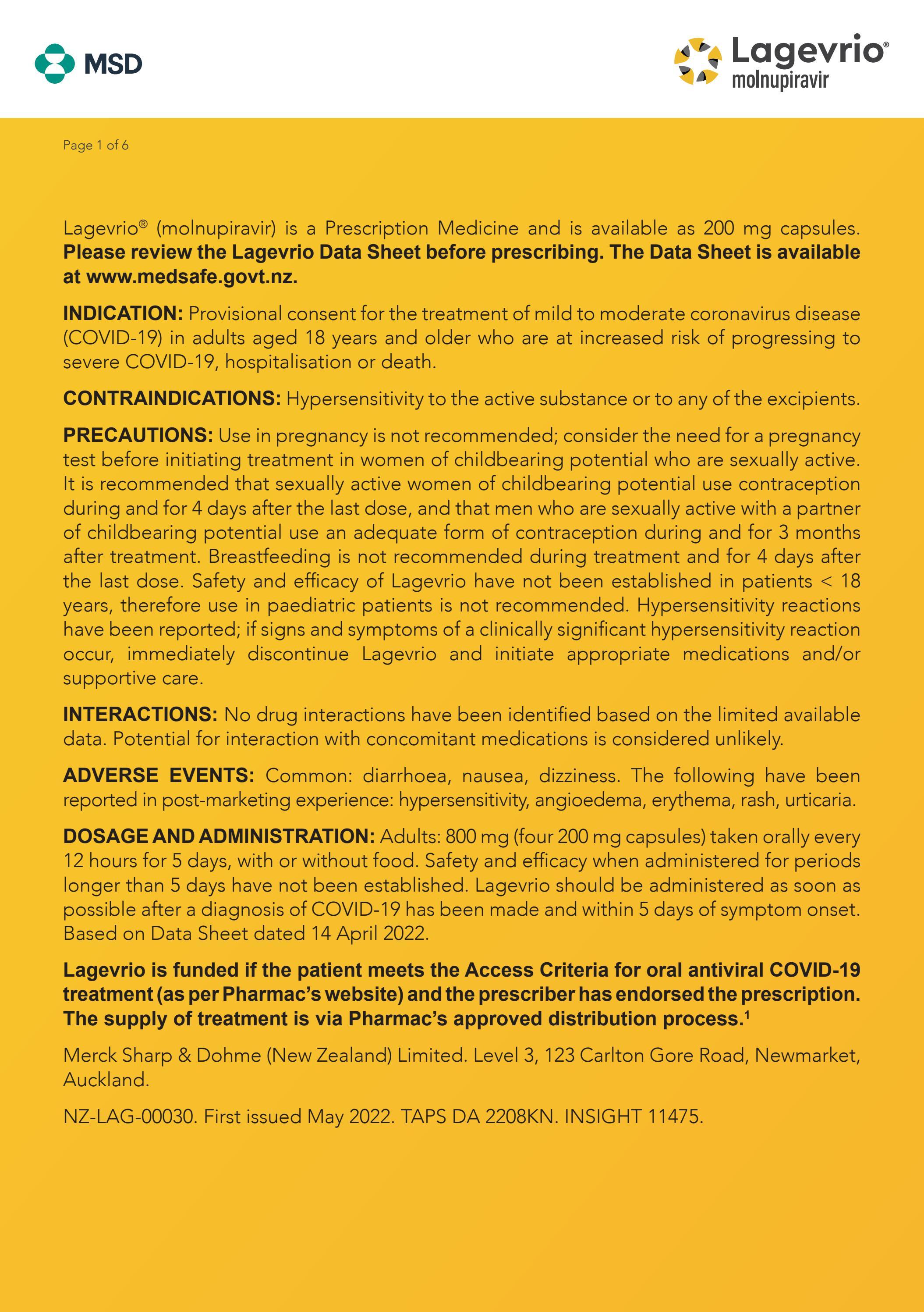 Lagevrio Prescribing Guide by WBOP PHO - Issuu