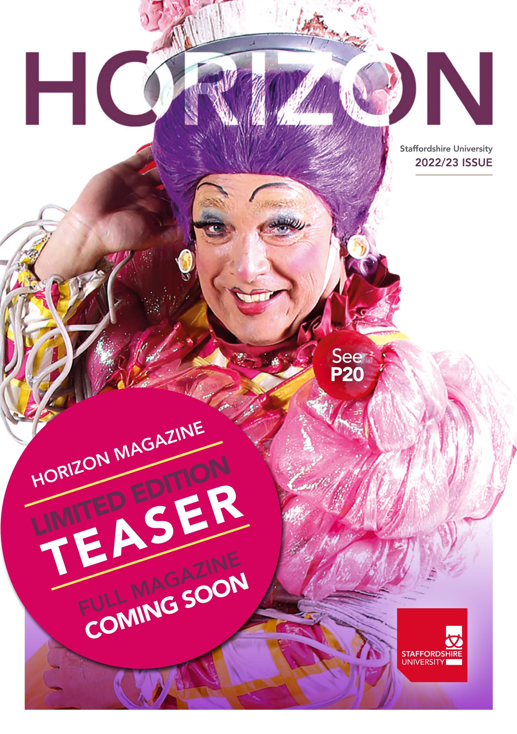 HORIZON Magazine - Teaser Edition 2022/23 by Staffordshire University ...
