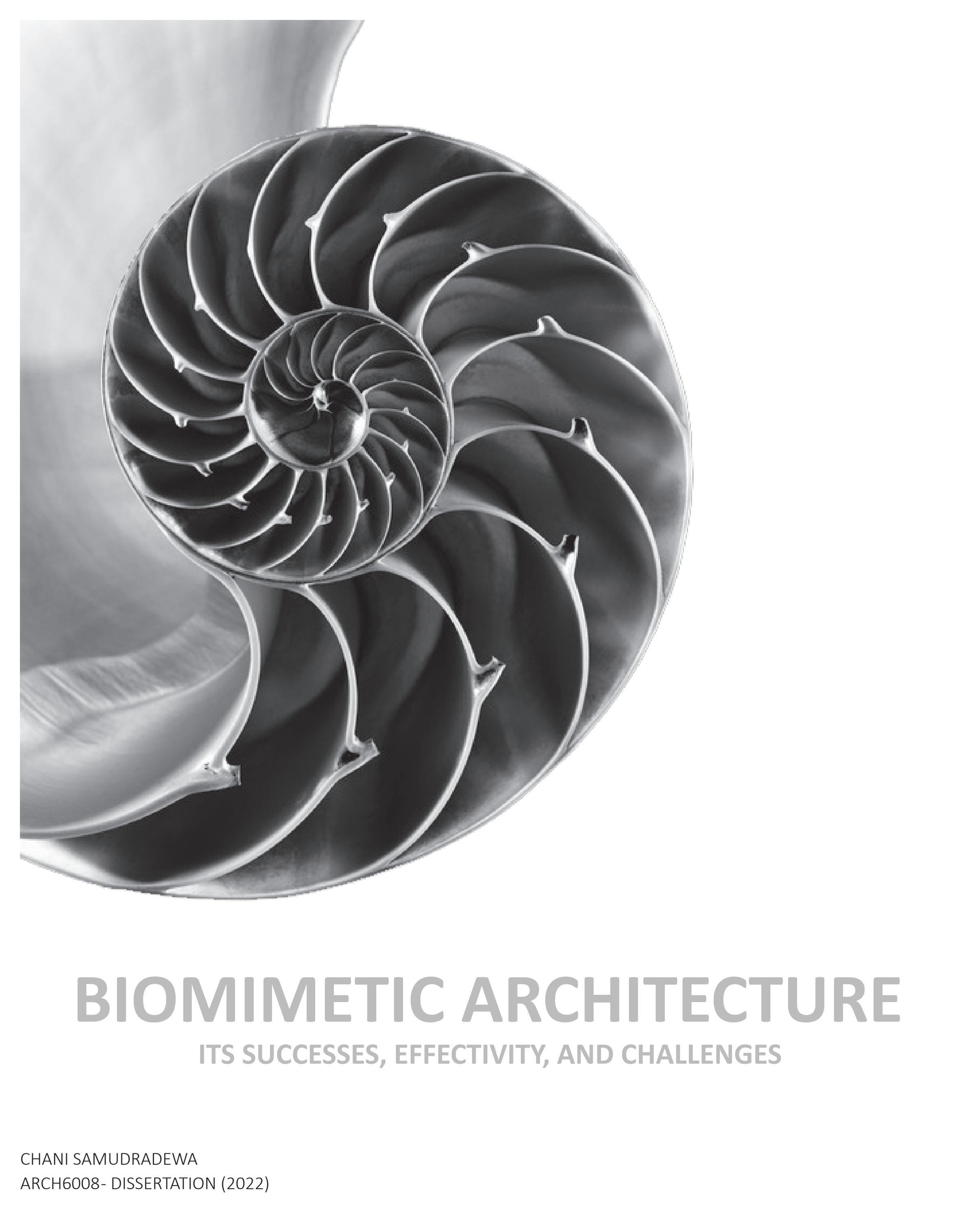 Biomimetic Architecture: Its Successes, Effectivity, and Challenges by ...