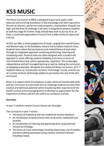 Music KS3 2022-2023 by Schudio - Issuu