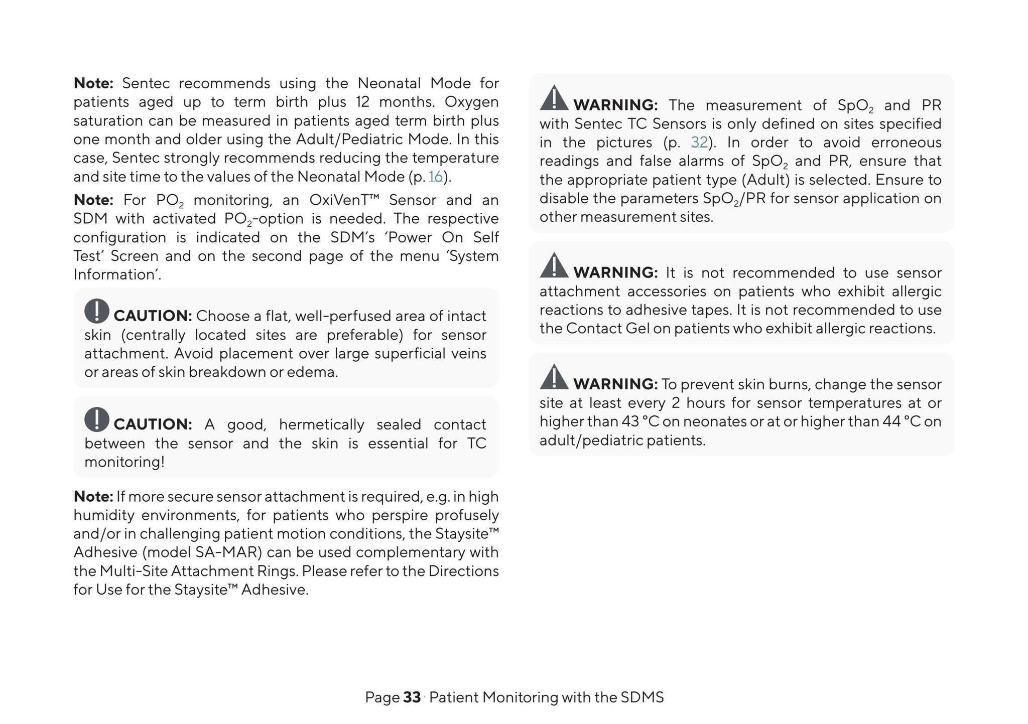 Sentec Digital Monitoring System Instruction Manual Software version SW-V08.03 and higher by ...