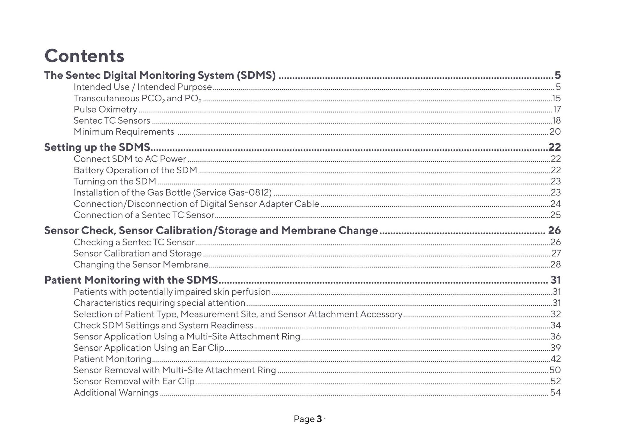 Sentec Digital Monitoring System Instruction Manual Software version SW-V08.03 and higher by ...