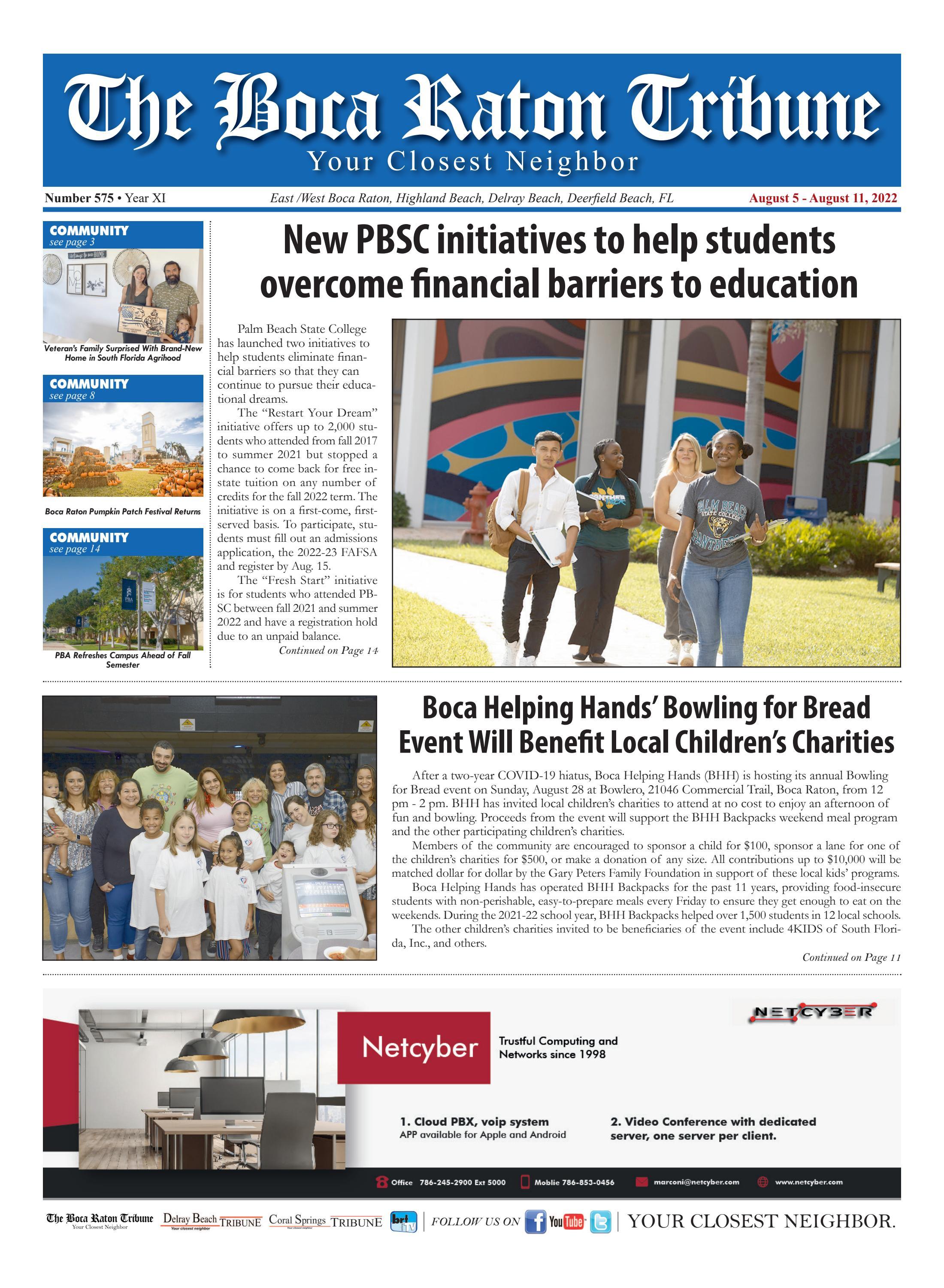 The Boca Raton Tribune ED 575 by The Boca Raton Tribune - Issuu