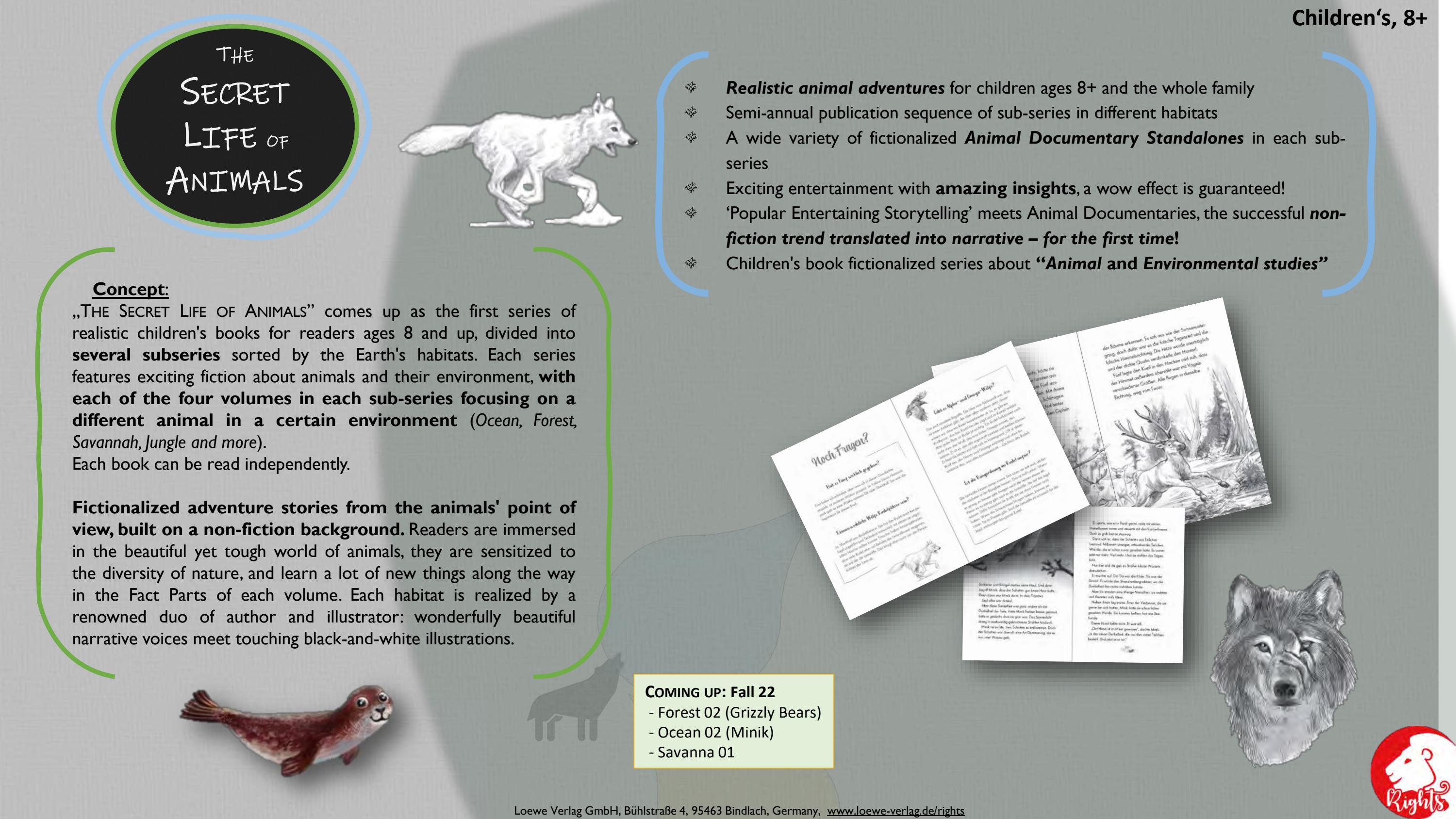 "The Secret Life of Animals": Concept of the series, built from 4 ...