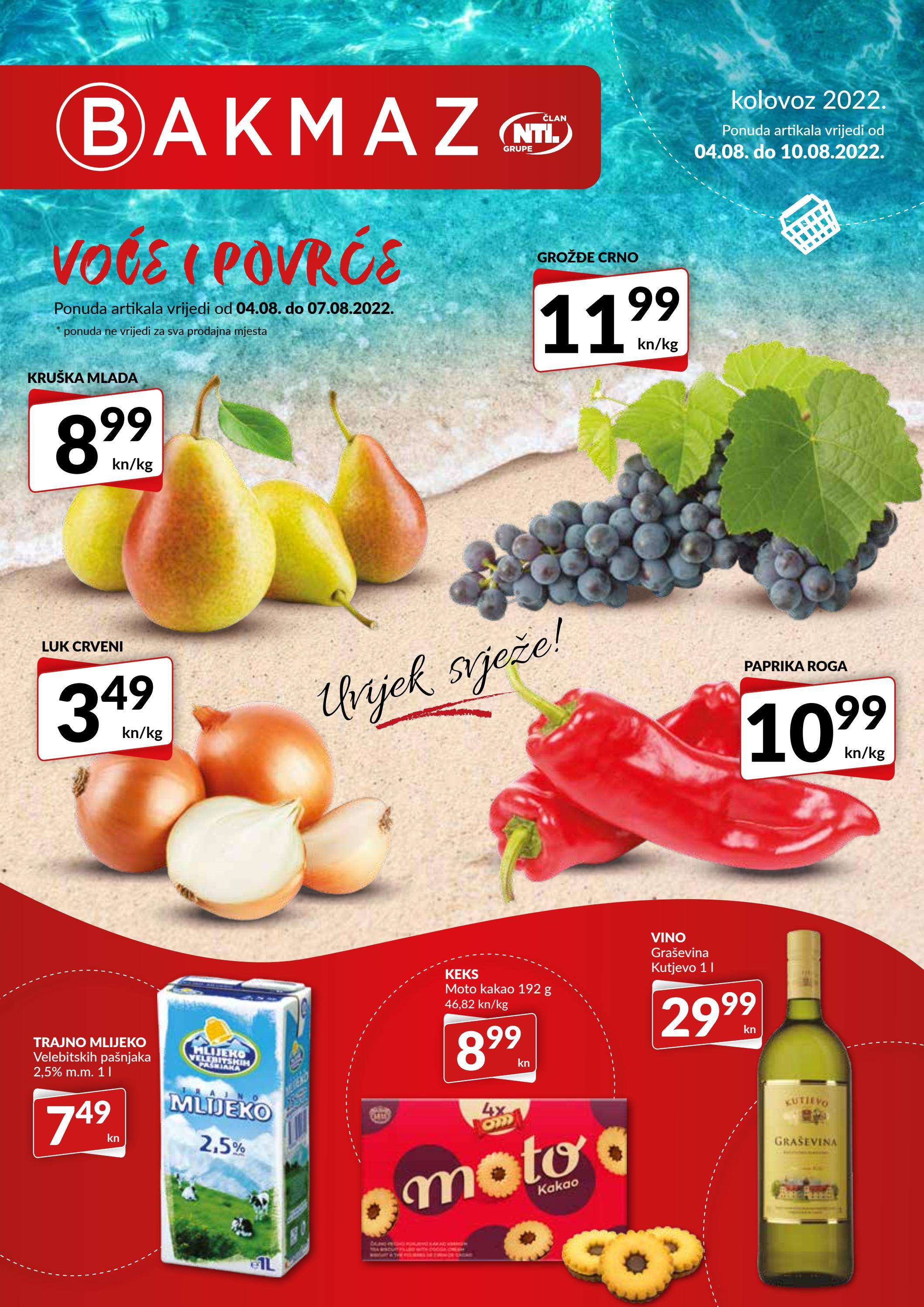 Bakmaz katalog od 04.-10.08.2022. by Catalog.hr - Issuu