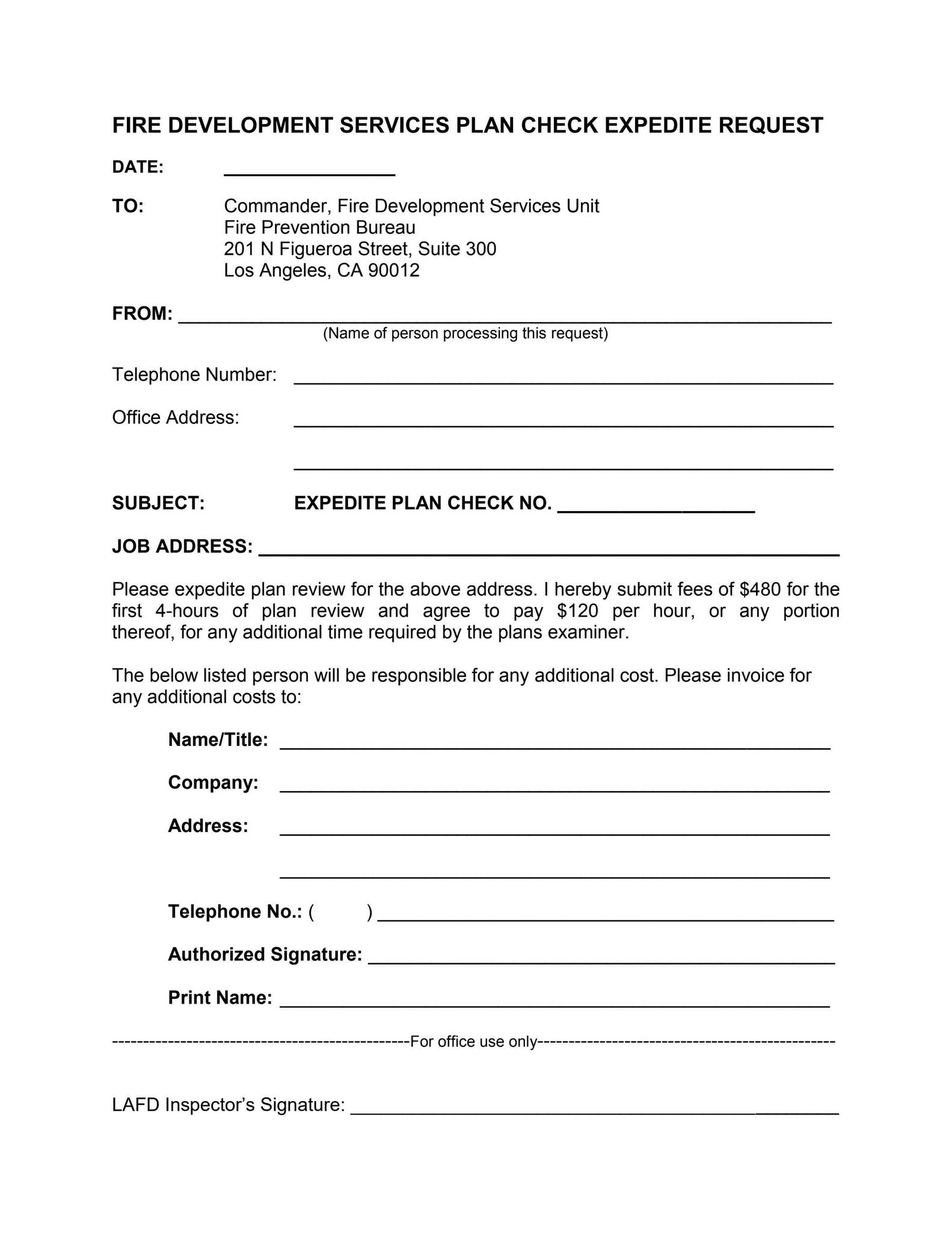 Expedite Request Form - 8/2022 by Los Angeles Fire Department - Issuu