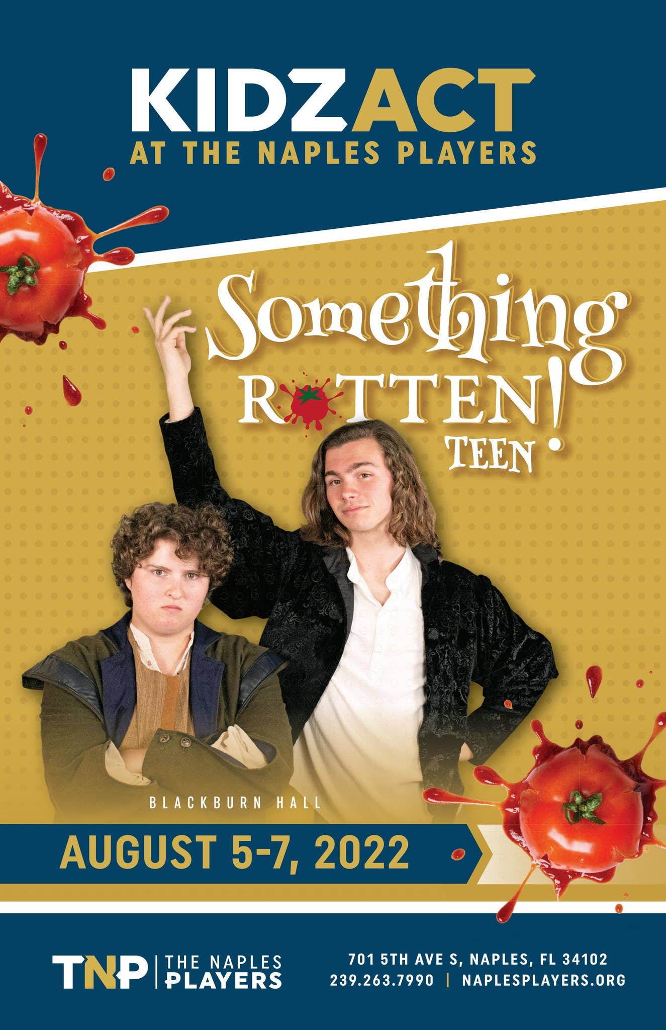 Something Rotten Teen Official Performance Guide by The Naples Players ...