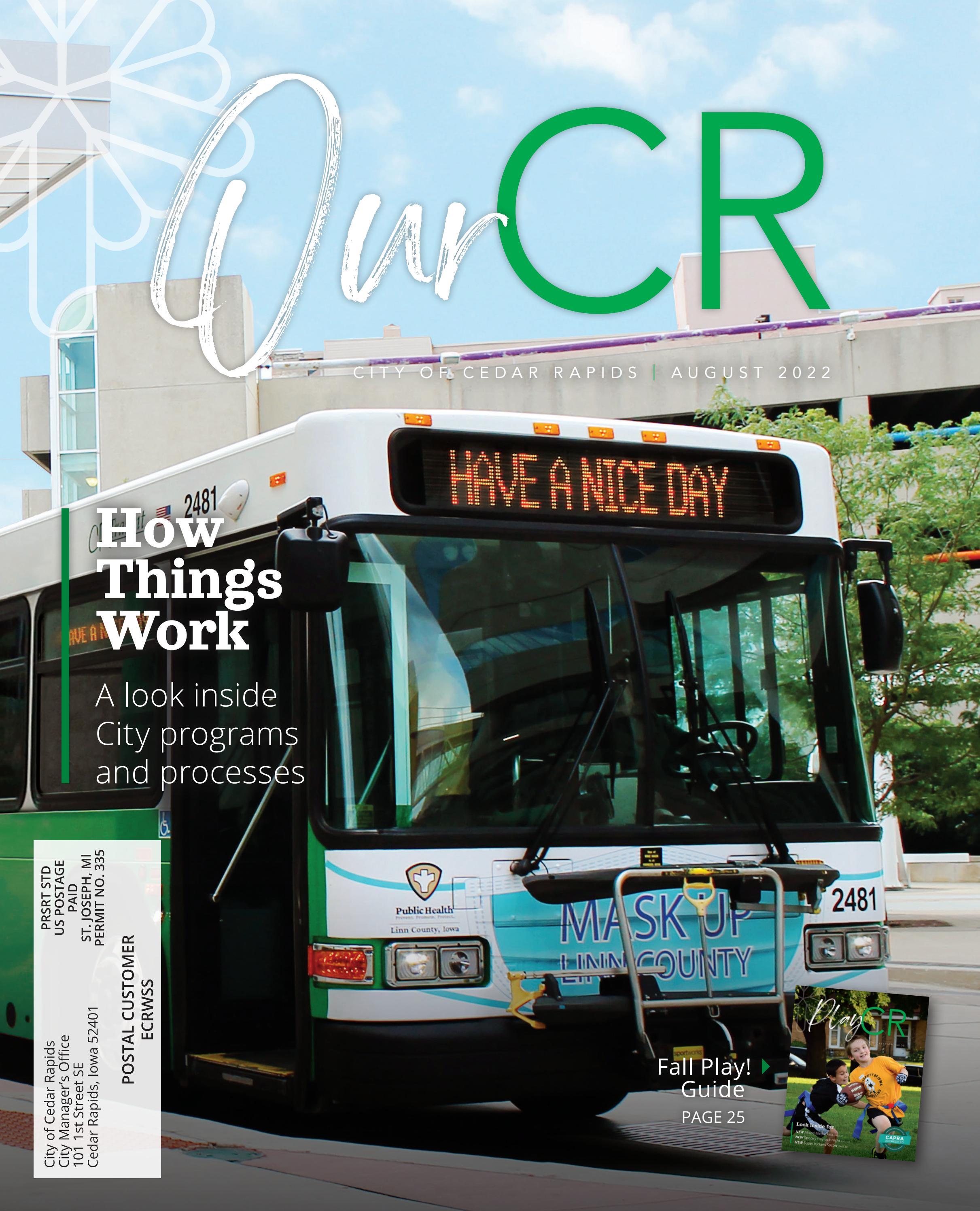 Our CR - August 2022 by City of Cedar Rapids - Issuu