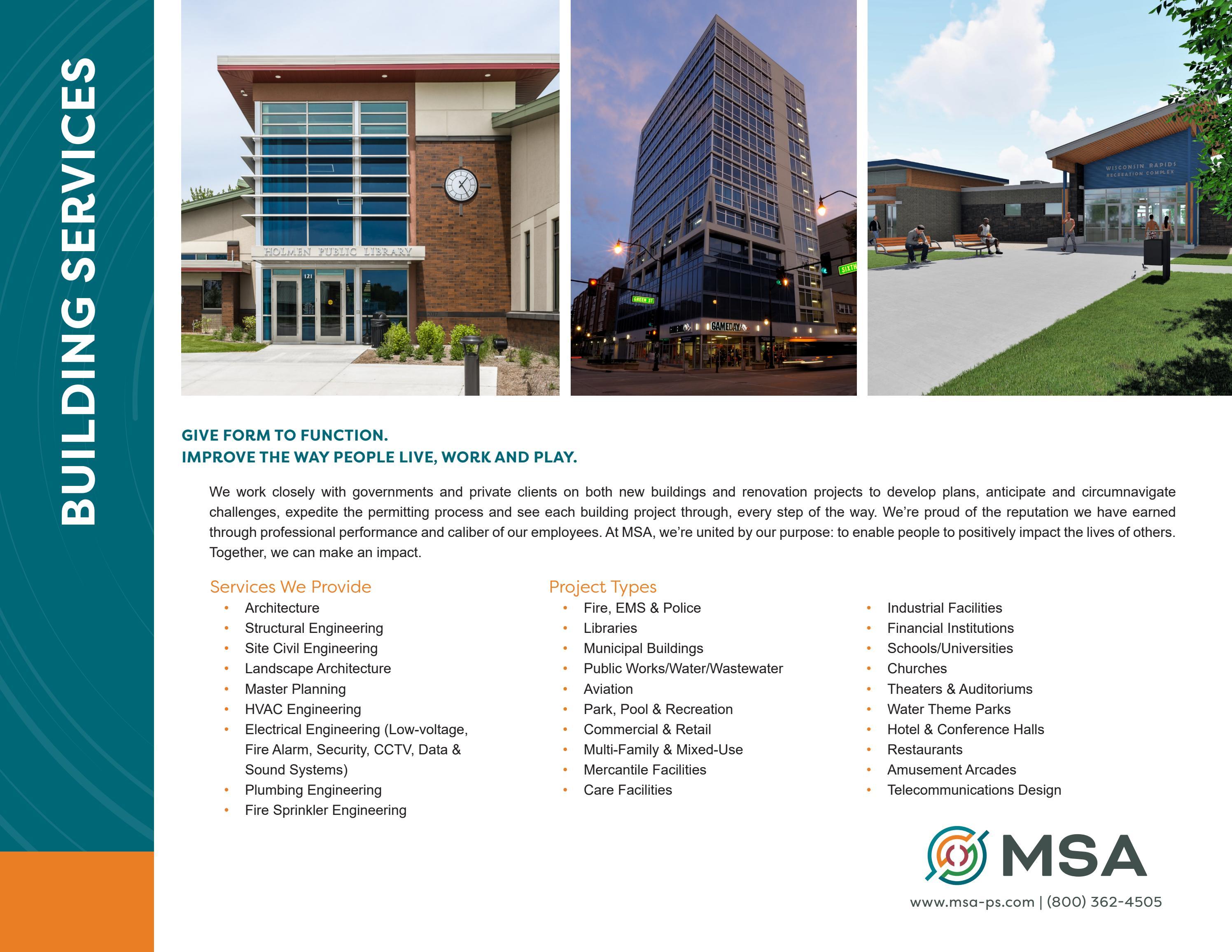 MSA Building Services by MSA Professional Services - Issuu
