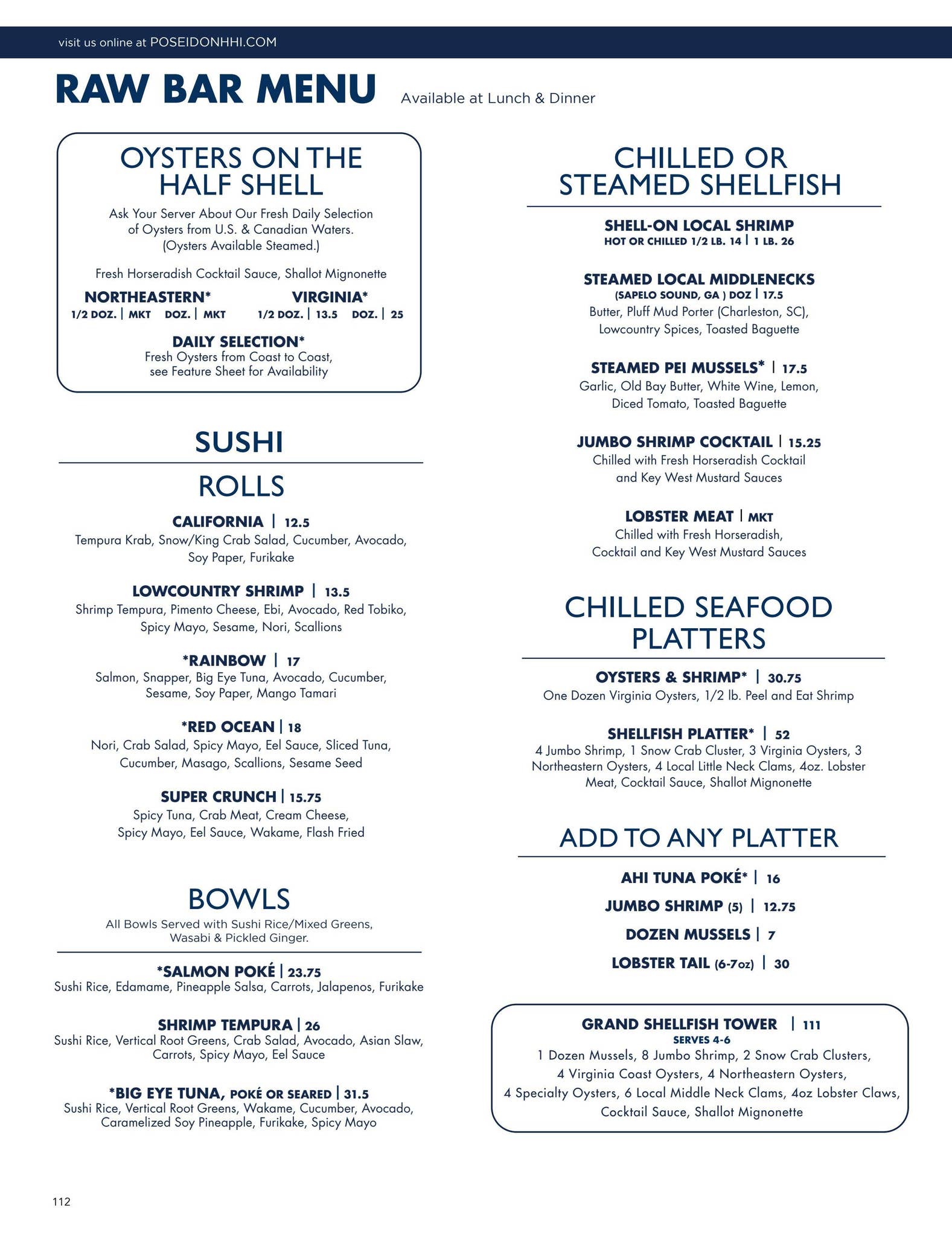 2022 SERG MENU GUIDE by SERG Restaurant Group - Issuu