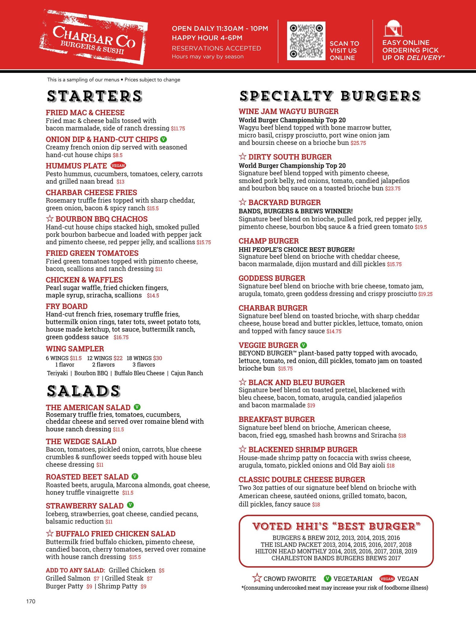 2022 SERG MENU GUIDE by SERG Restaurant Group - Issuu