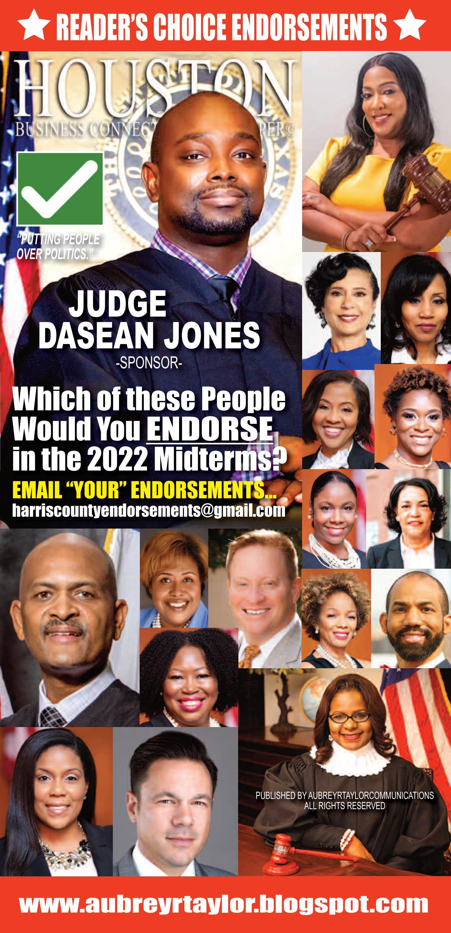 Judge DaSean Jones is Running for Reelection on Tuesday, November 8 ...