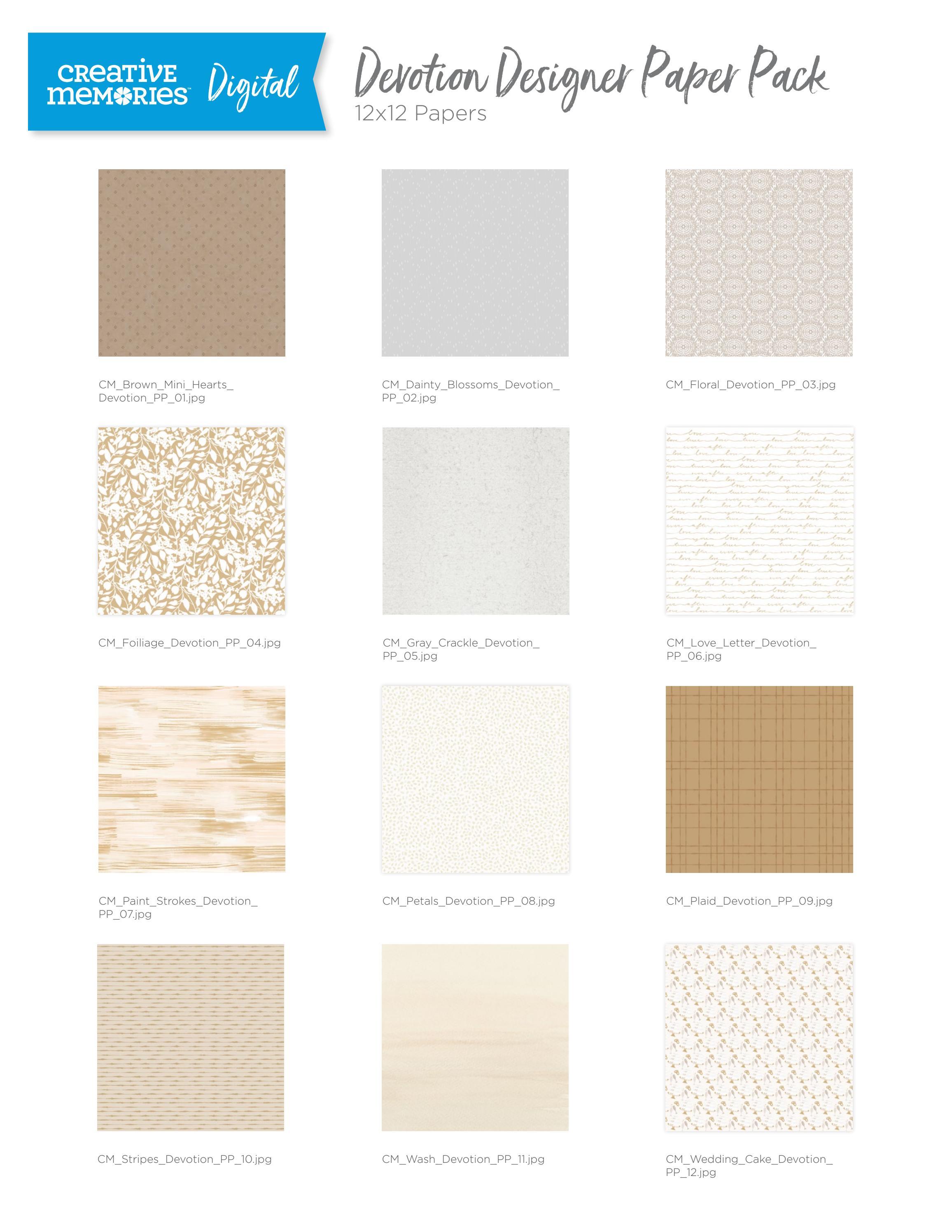 Devotion Digital Artwork Kit Preview by Creative Memories - Issuu