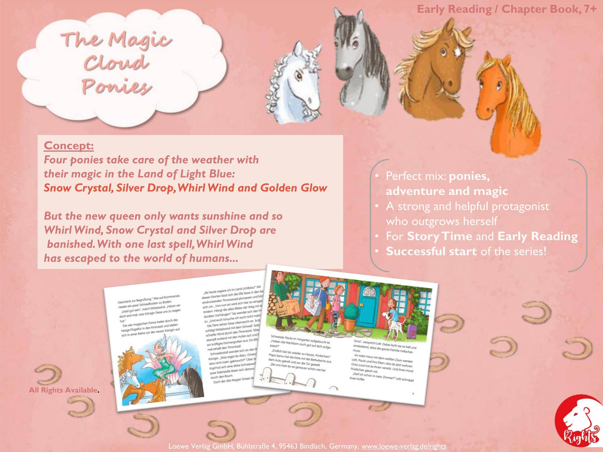 "Magic Cloud Ponies": Atmospherically illustrated Chapter book series ...
