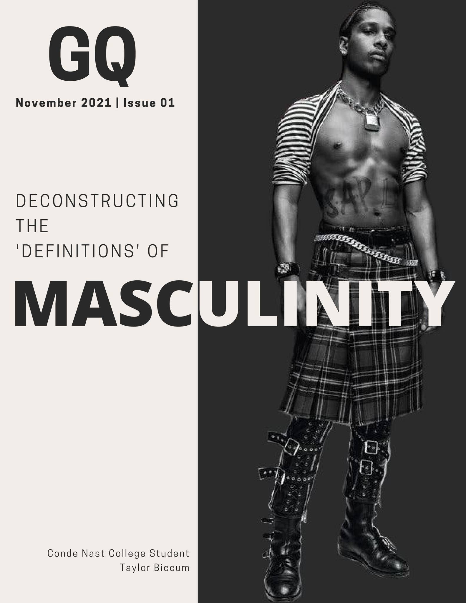 Deconstructing the Definitions of Masculinity by Taylor Biccum - Issuu