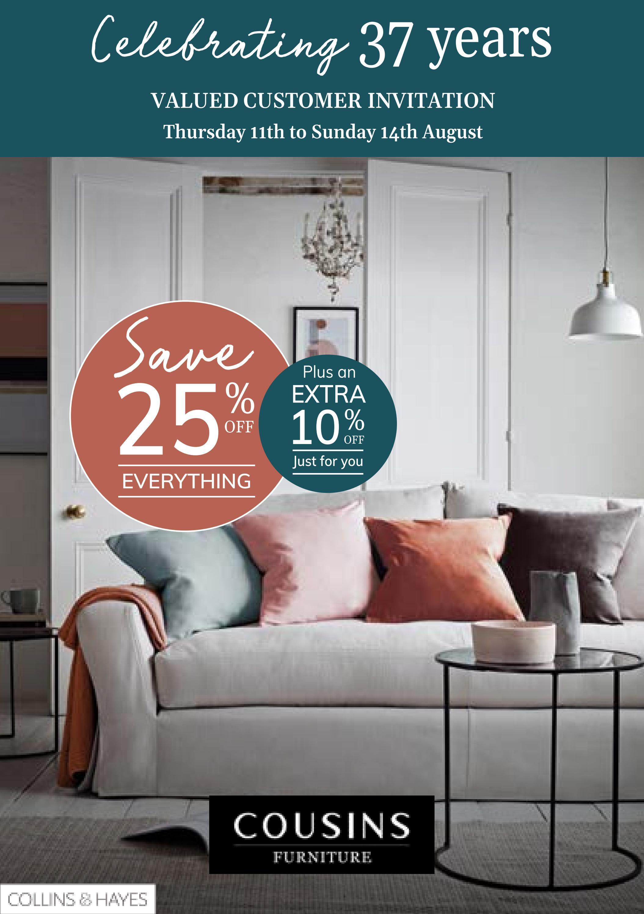 Cousins Furniture is Celebrating 37 Years! by Cousins Furniture - Issuu