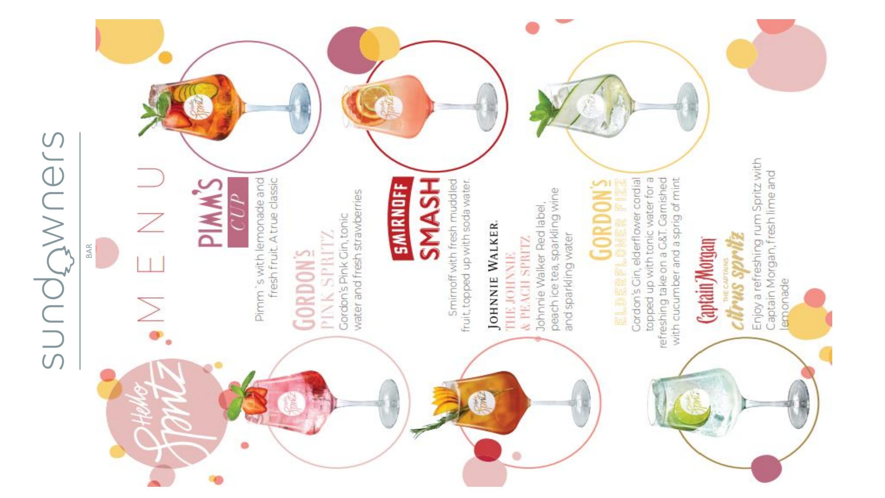Sundowners Spritz Menu by Yas Plaza Hotels - Issuu