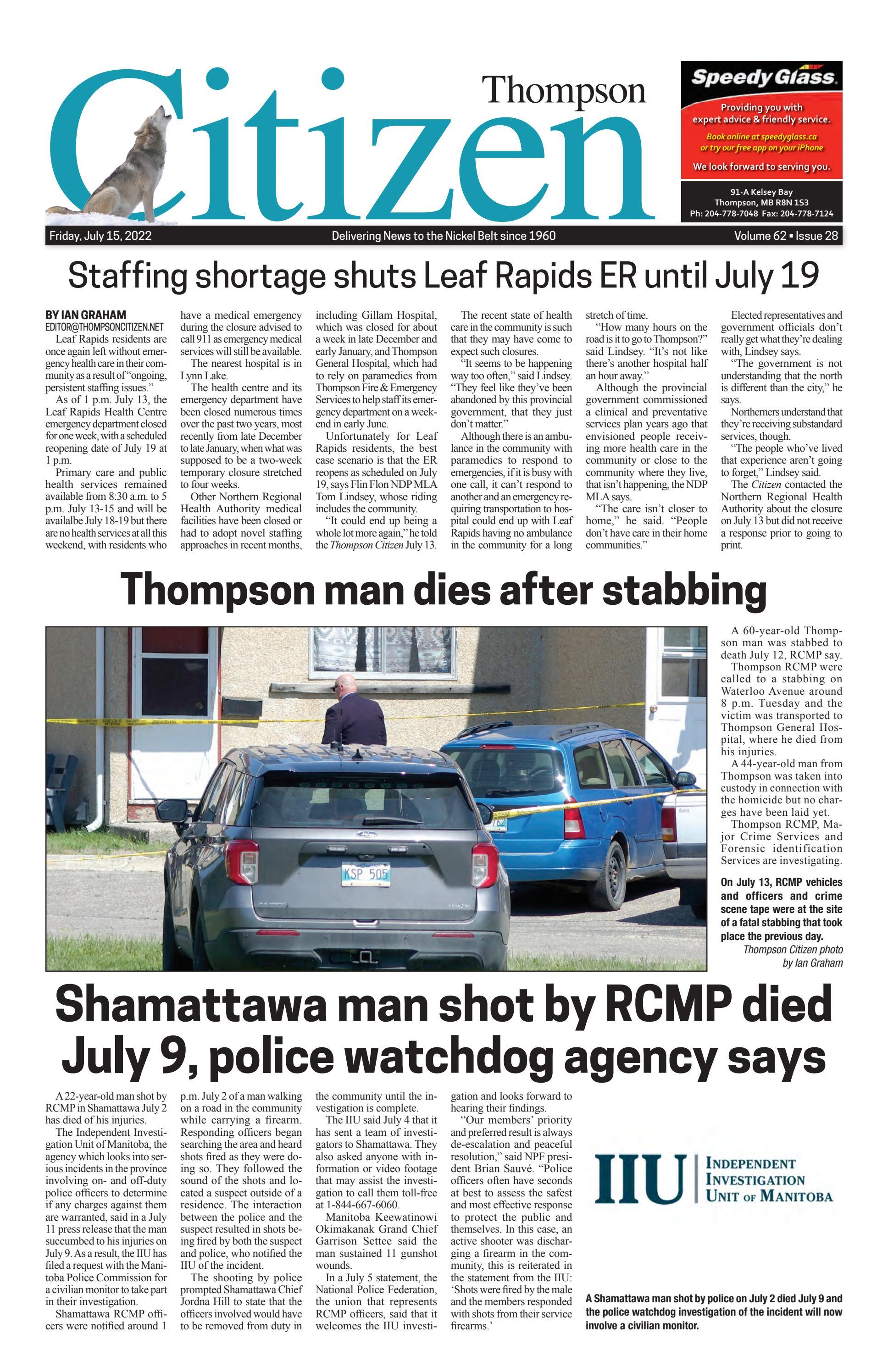 July 15 2022 by Thompson Citizen - Issuu