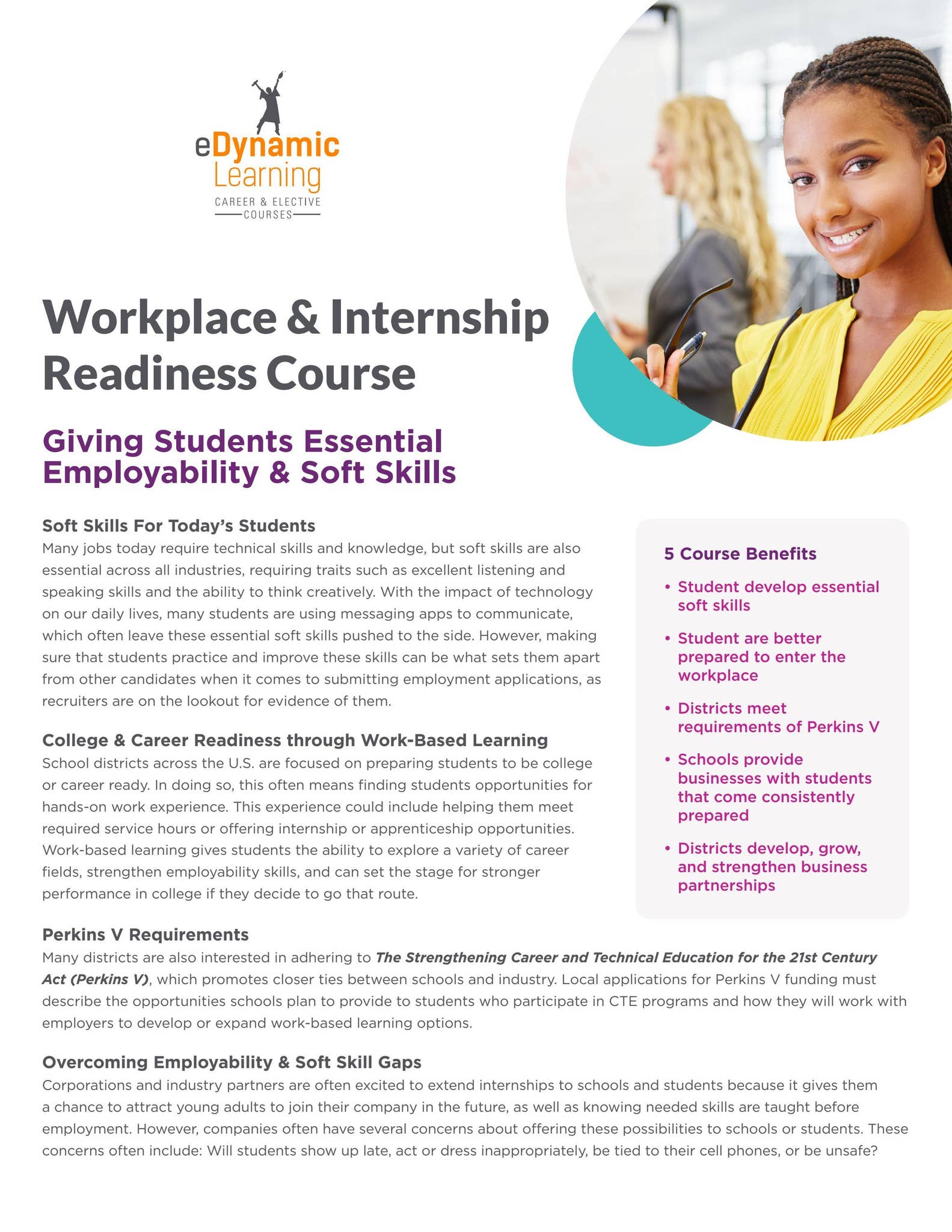 eDL Workplace Readiness Flyer by edynamiclearning - Issuu