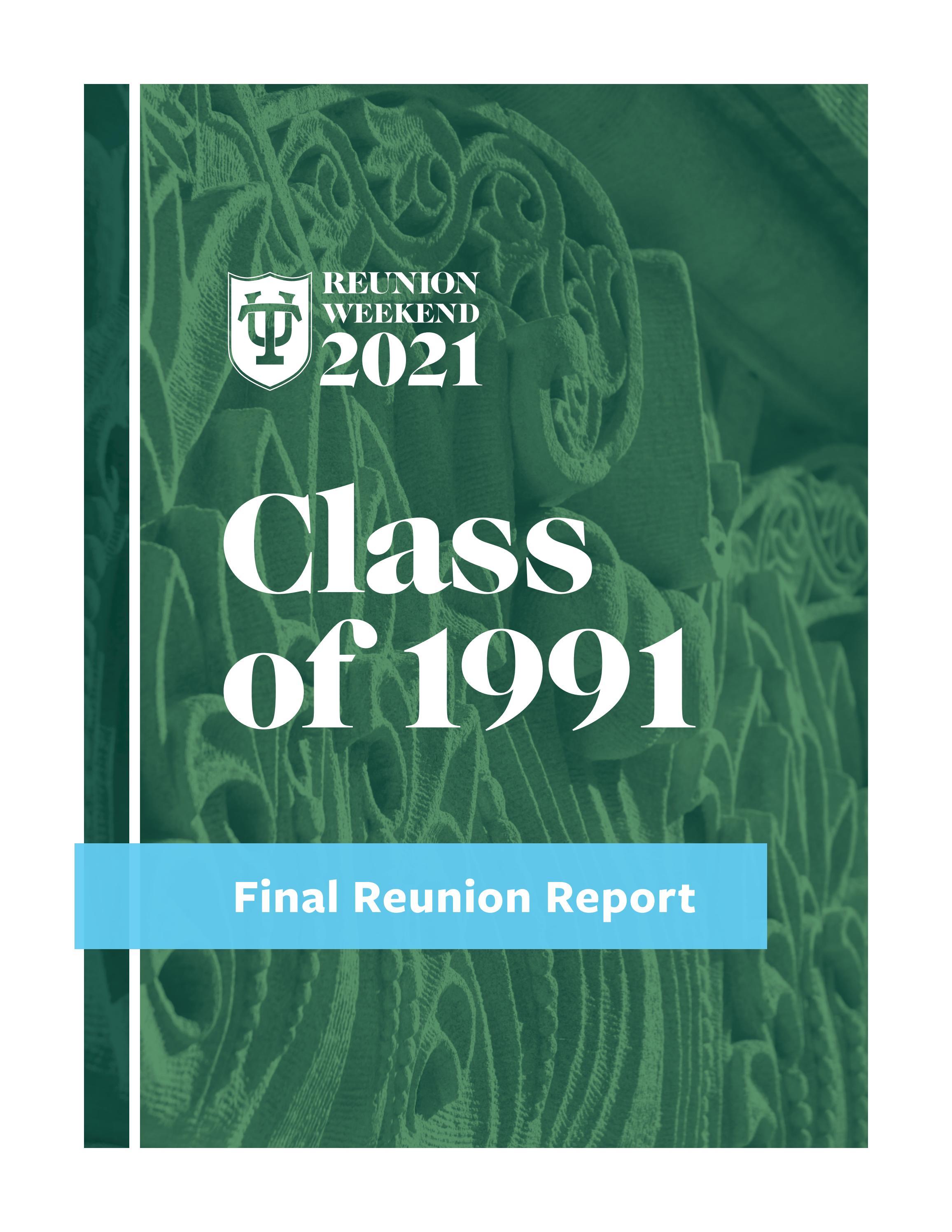 Reunion 1991 DHR by Tulane University - Issuu