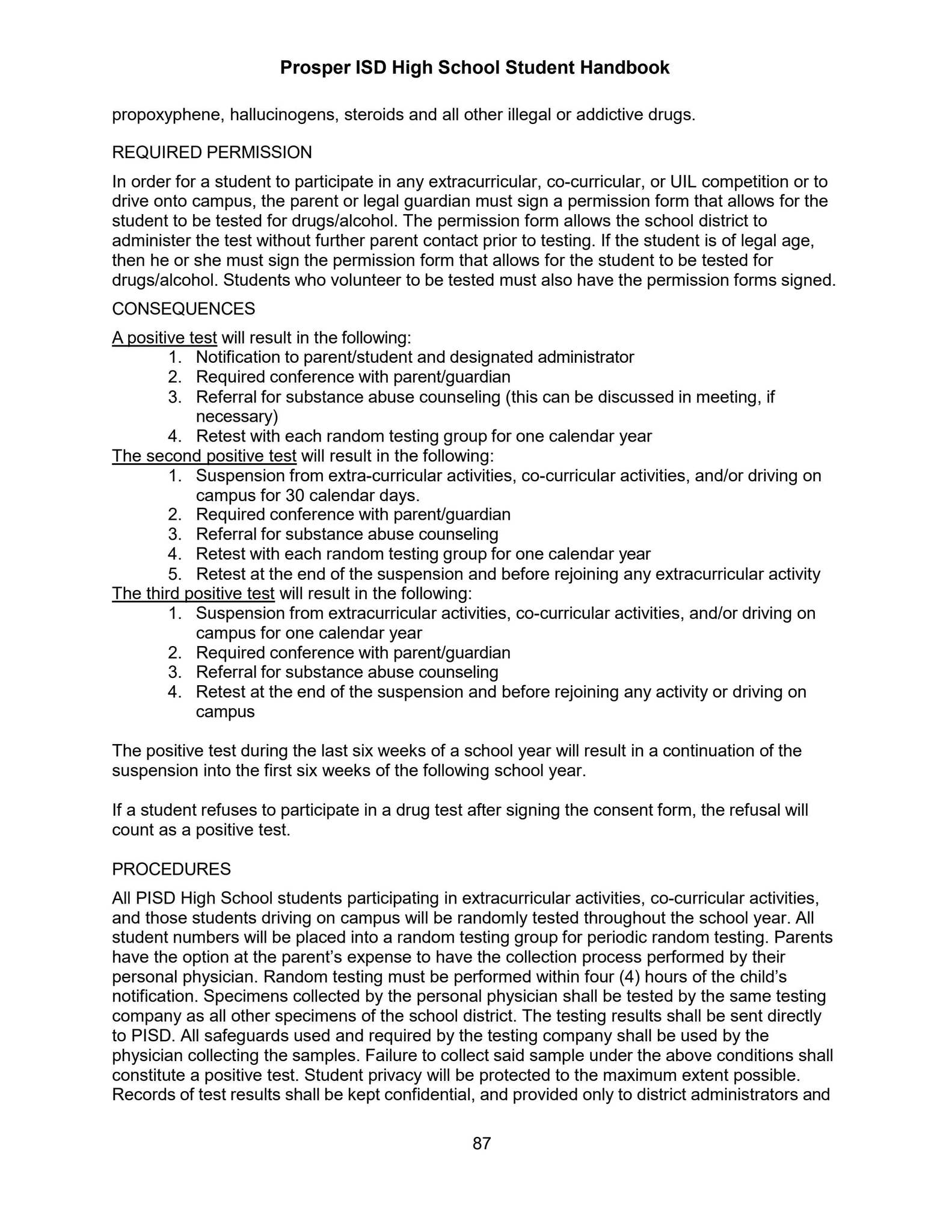 2022-2023 Prosper ISD High School Student Handbook by Prosper Independent School District - Issuu