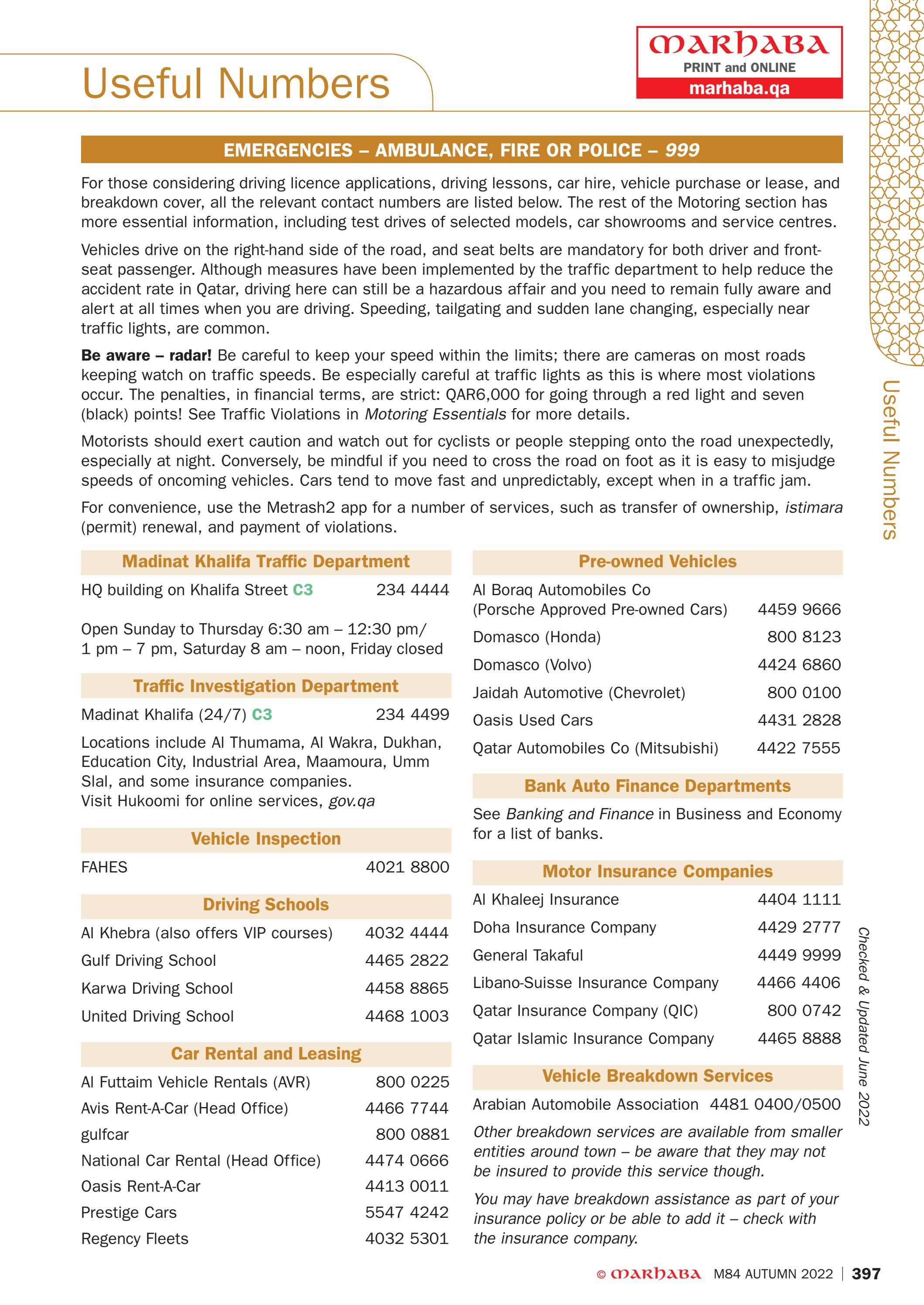 Marhaba Information Guide Issue 84: Autumn 2022 by Marhaba Information ...