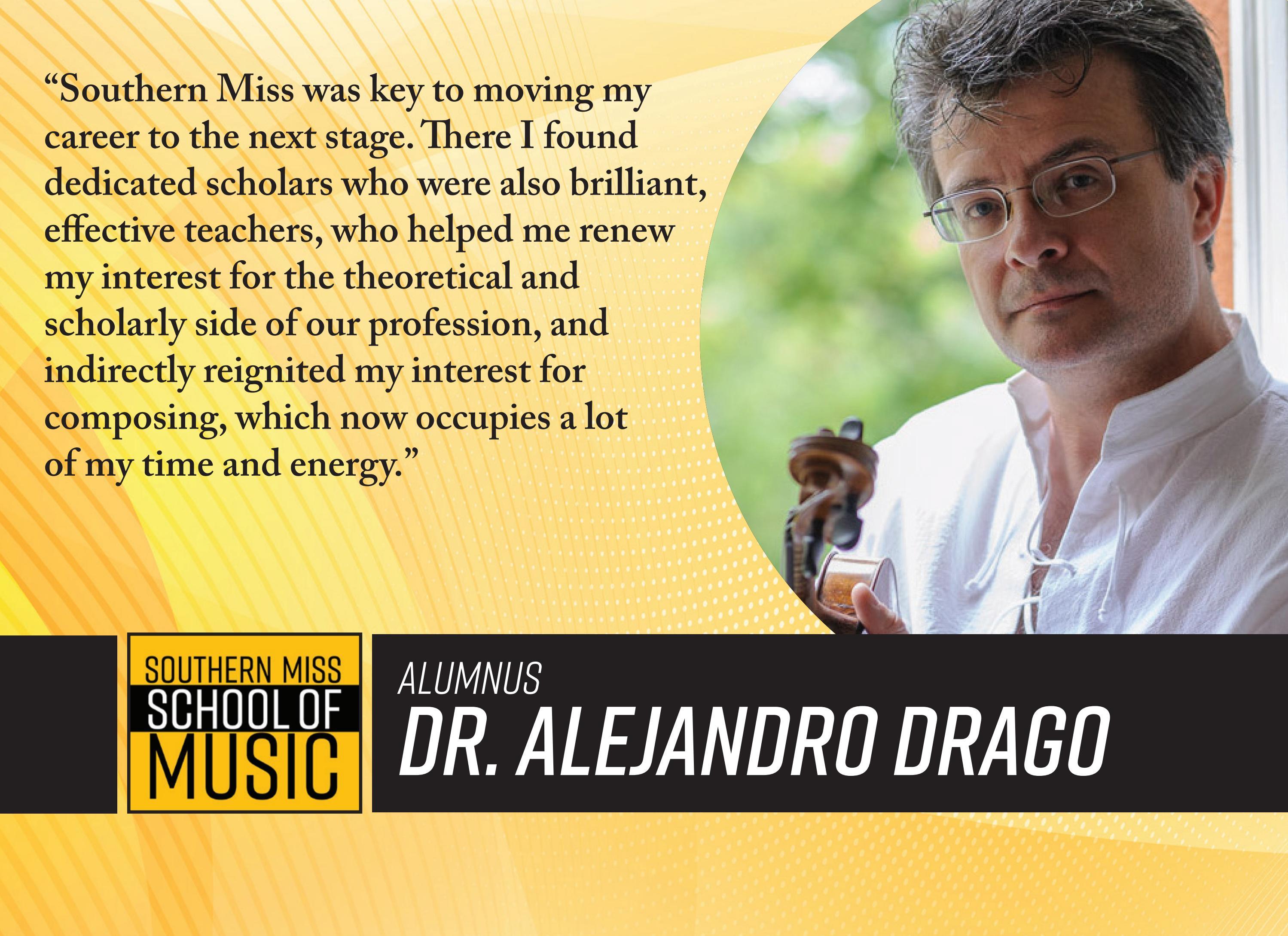 Alumnus Alejandro Drago by The University of Southern Mississippi ...