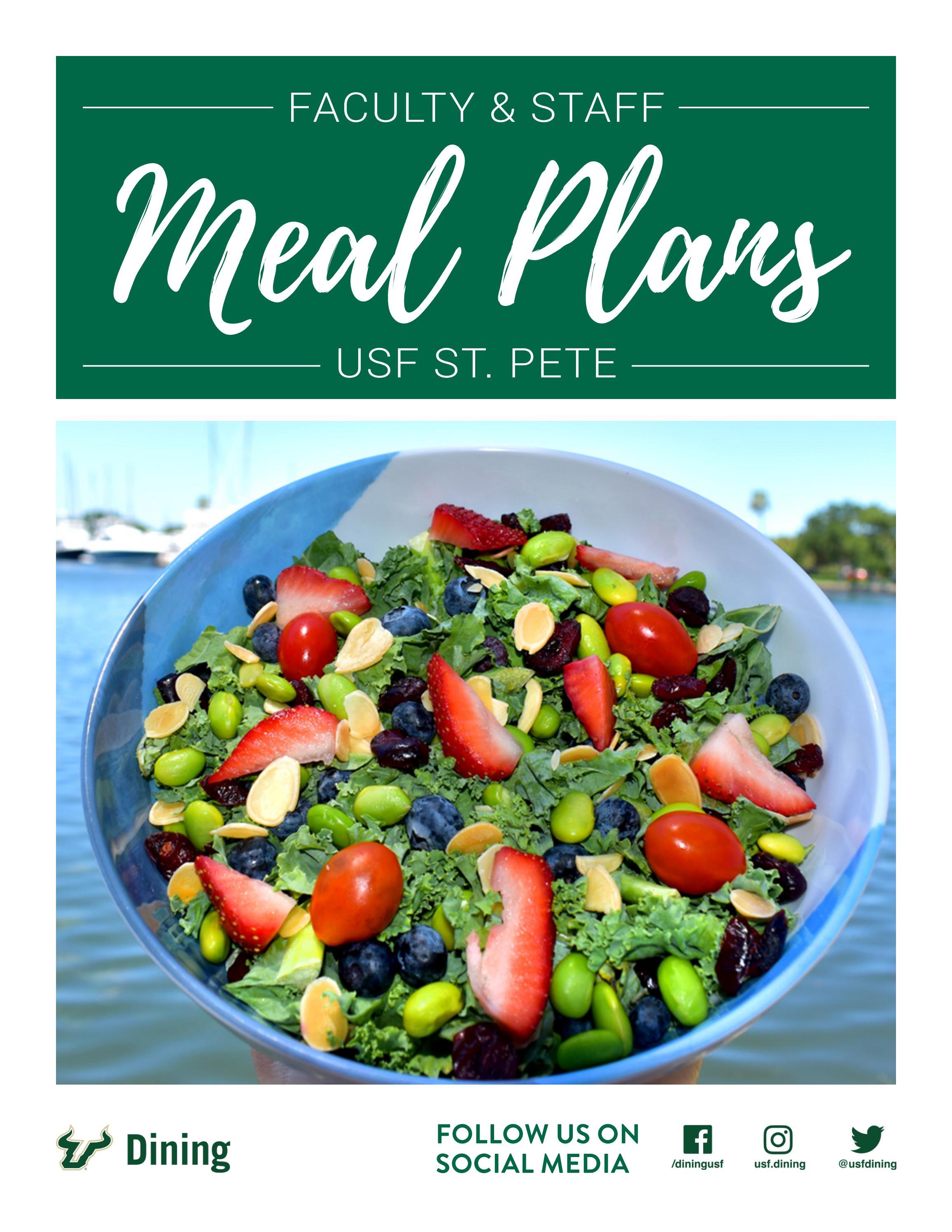 Faculty & Staff Meal Plans - St. Pete by usfdining - Issuu