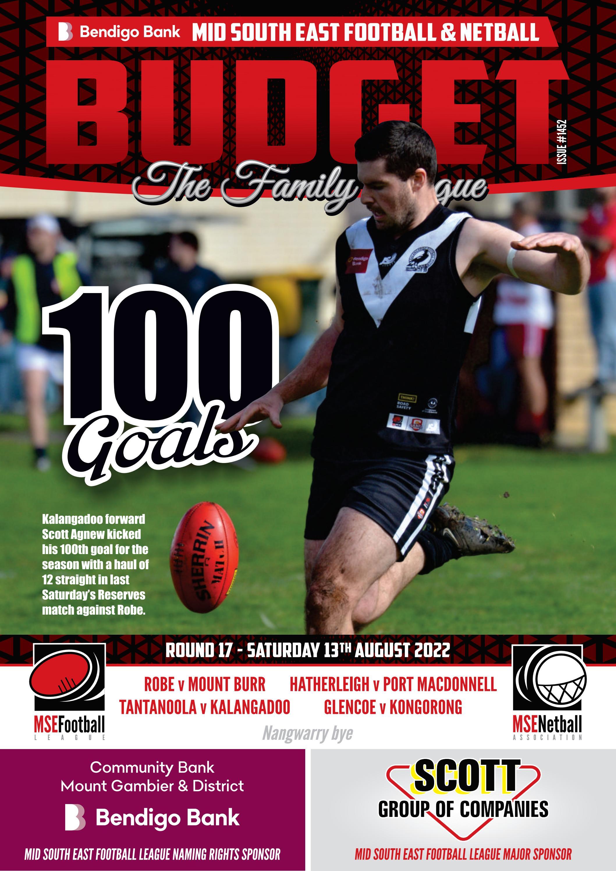 Mid South East Football & Netball Budget - Round 17 2022 by Xpress ...