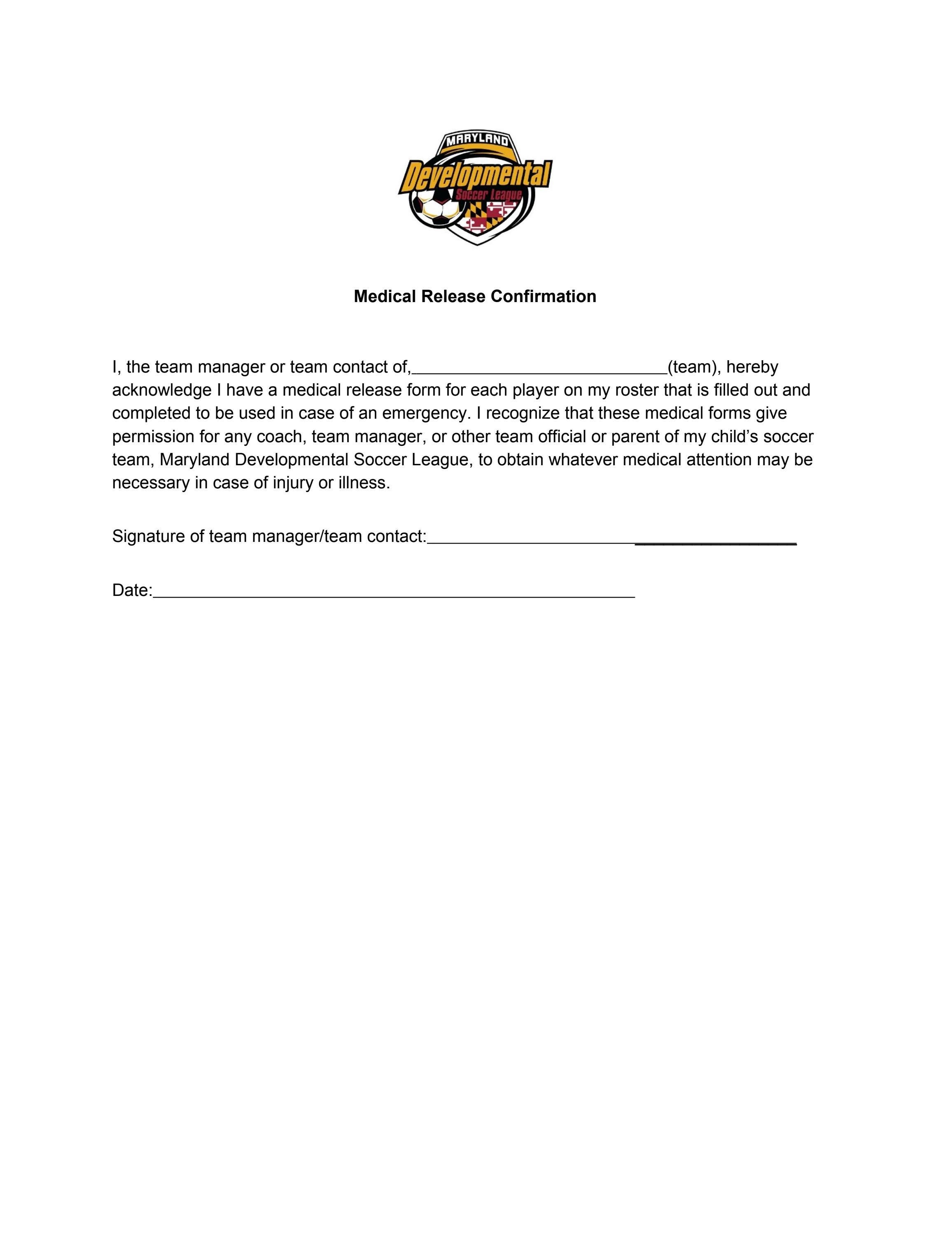 MDSL Medical Release Confirmation by DC Cup - Issuu