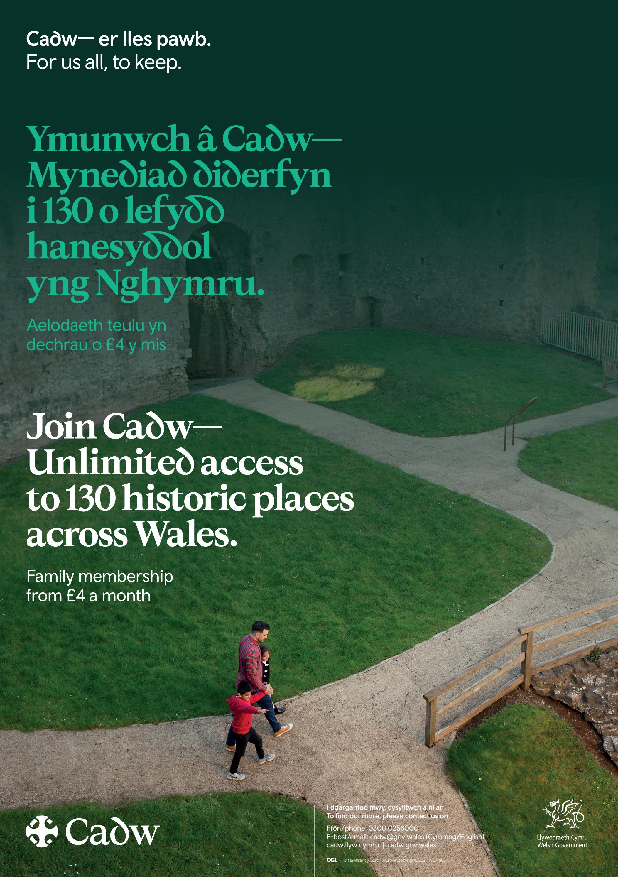 Cadw membership posters by Central Design Team Publications - Issuu