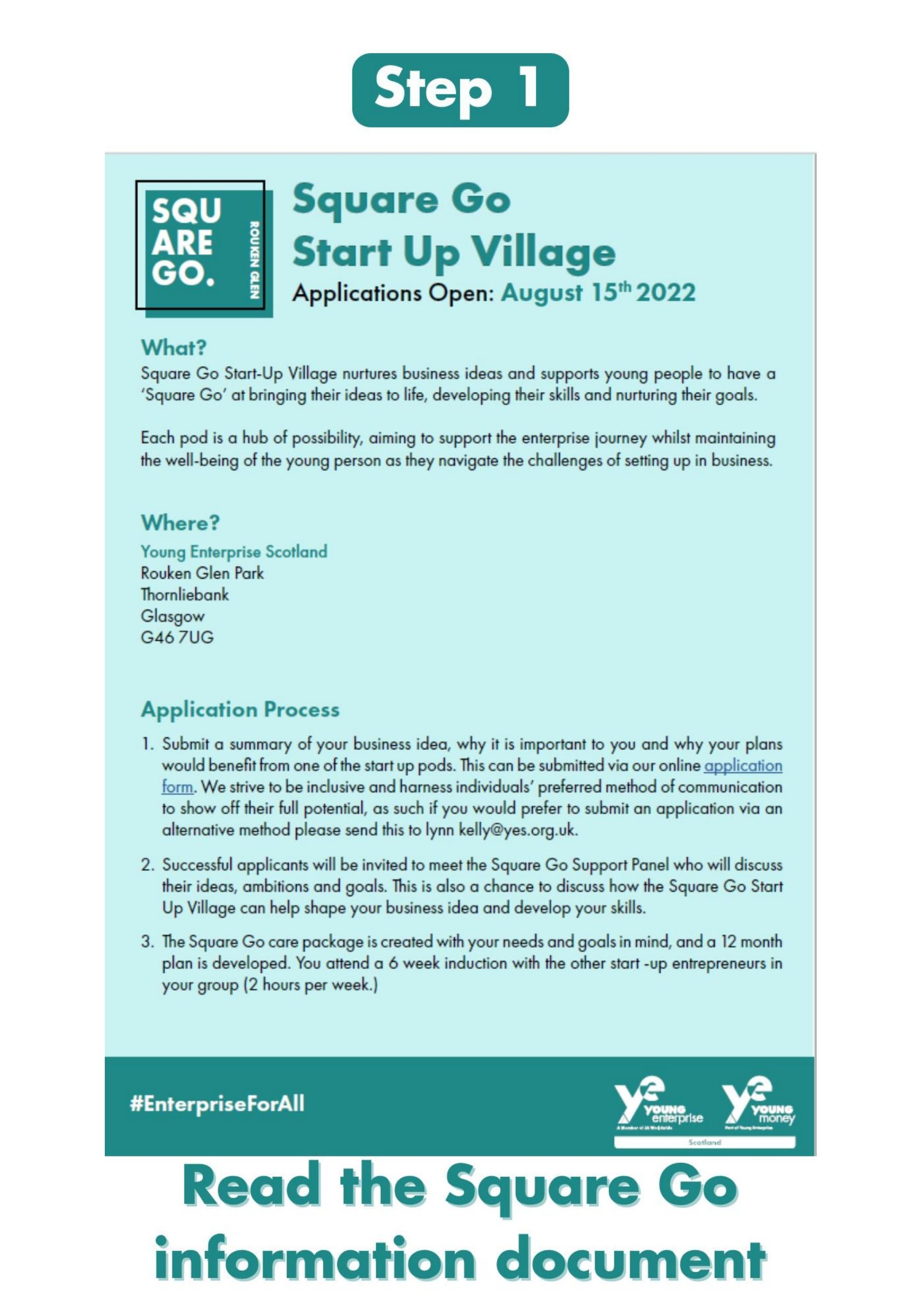Square Go Application Process by YoungEnterpriseScotland - Issuu