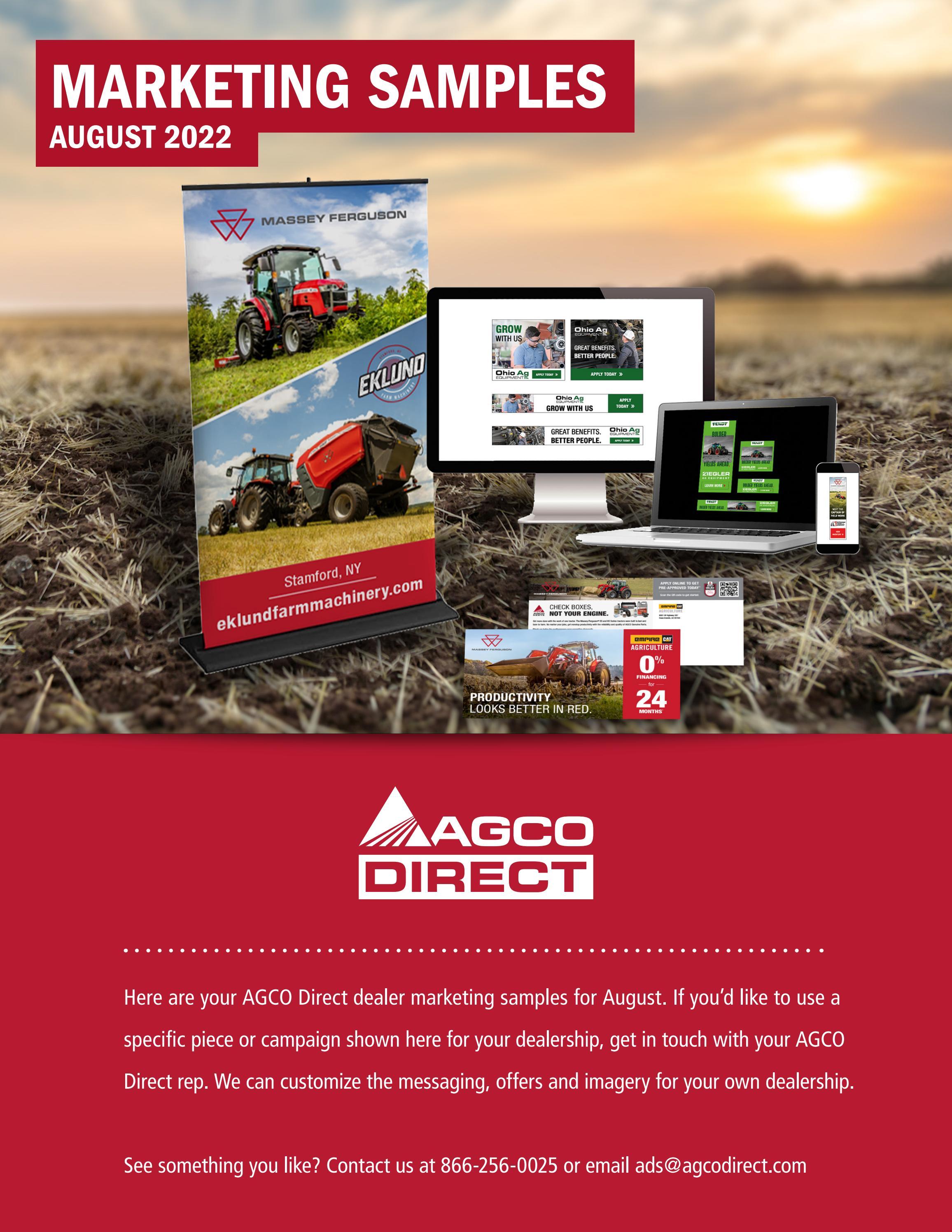 August 2022 Lookbook by AGCO Direct - Issuu
