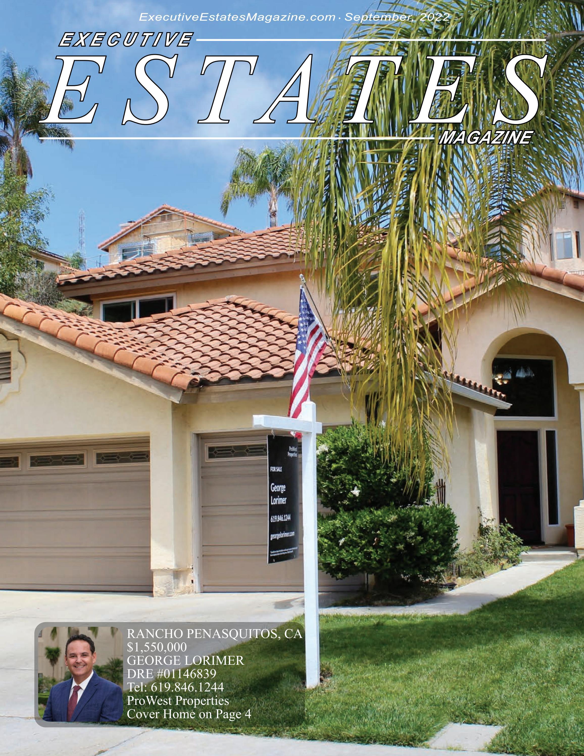 EXECUTIVE ESTATES MAGAZINE -RANCHO PENASQUITOS,CA-SEPTEMBER 2022 by ...