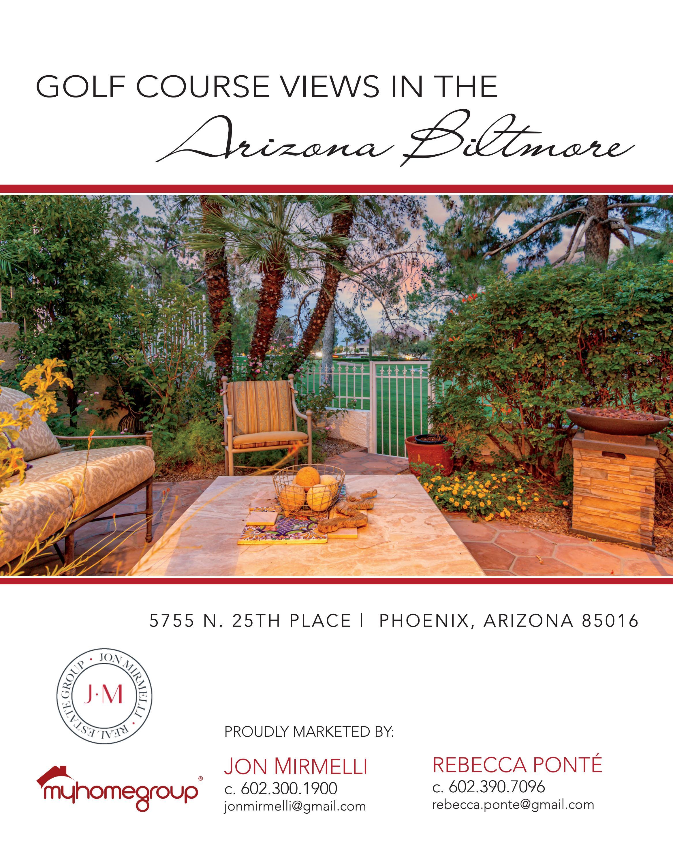 GOLF COURSE VIEWS IN THE Arizona Biltmore by Prime Source | DLP ...